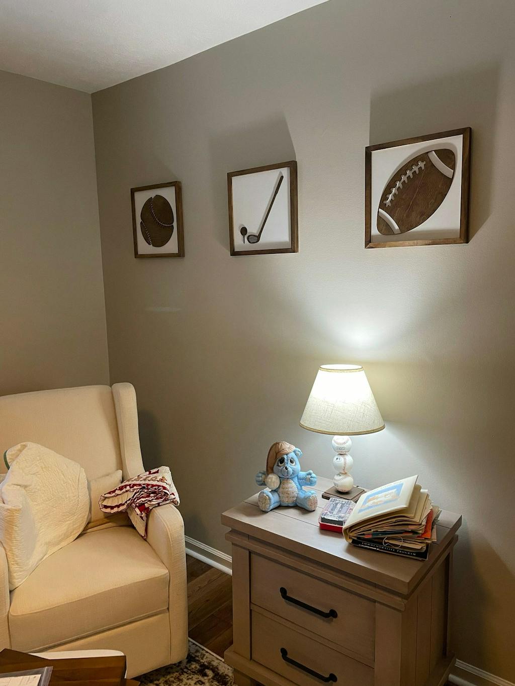 Sports Sign | 14x14 inch Wood Sign — The Handmade Sign Co.