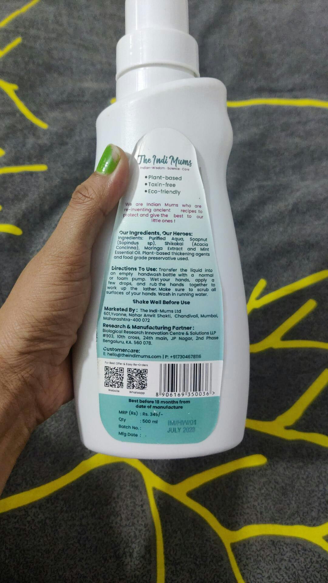 Buy Best Natural Handwash for Kids Online – The Indi Mums