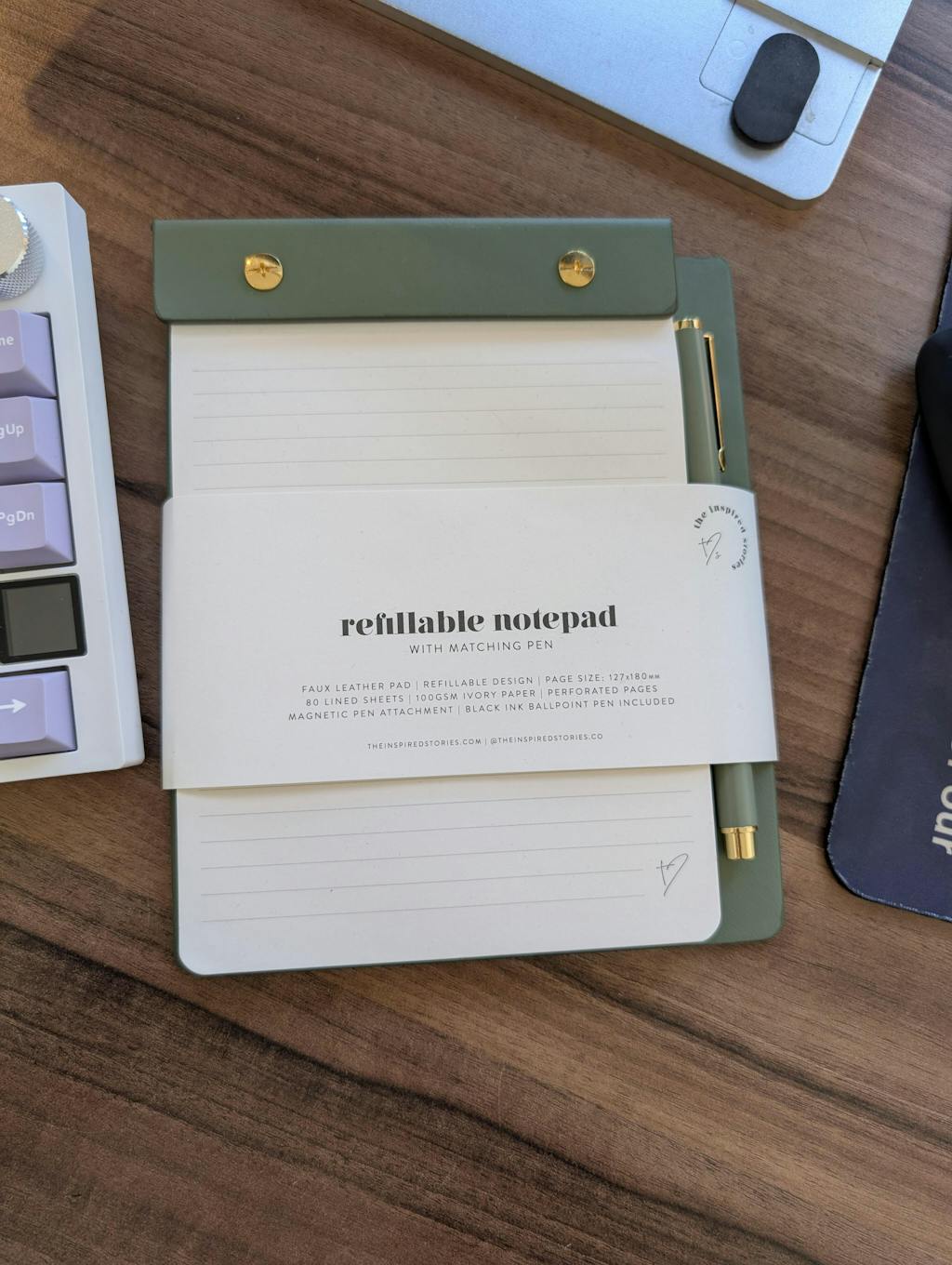 Refillable Notepad & Pen – The Inspired Stories
