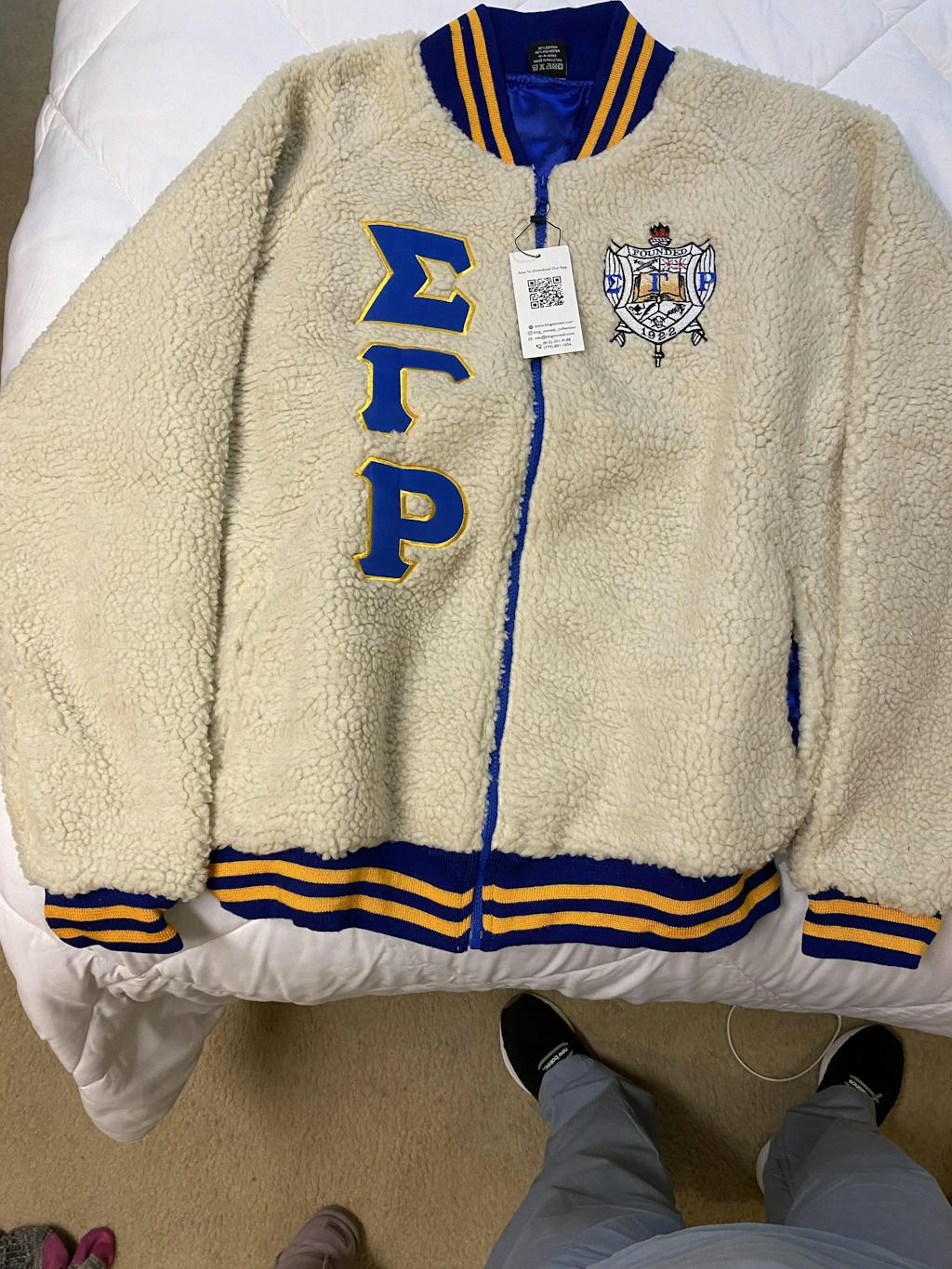 SGRho Sherpa Bomber Jacket – The King McNeal Collection