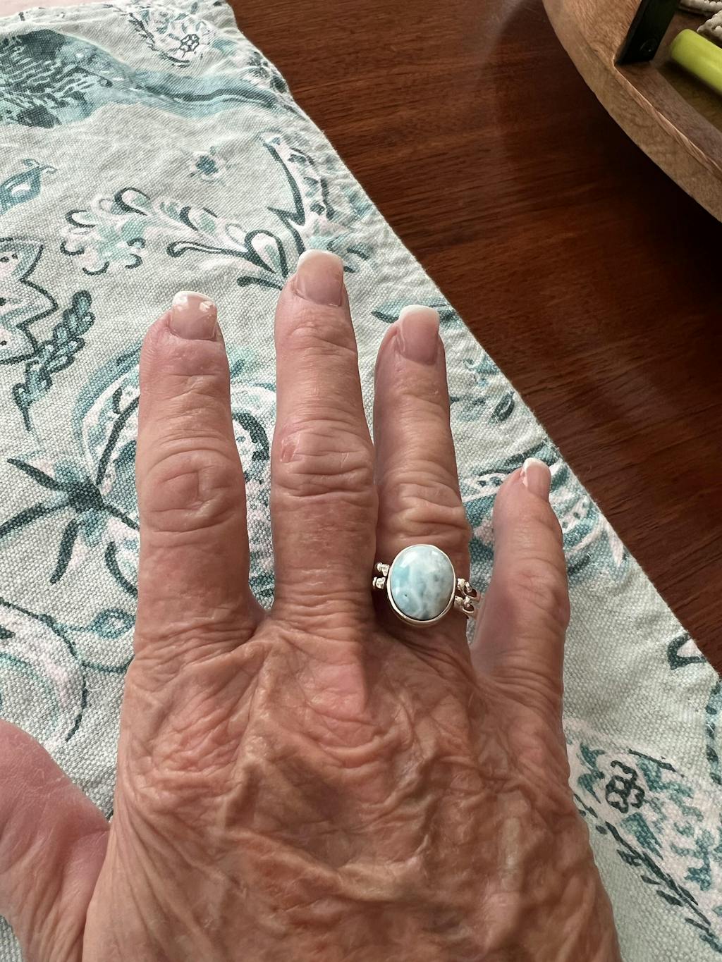 Larimar Happy Hour Ring | Shop Larimar Amber Reversible Jewelry – The ...