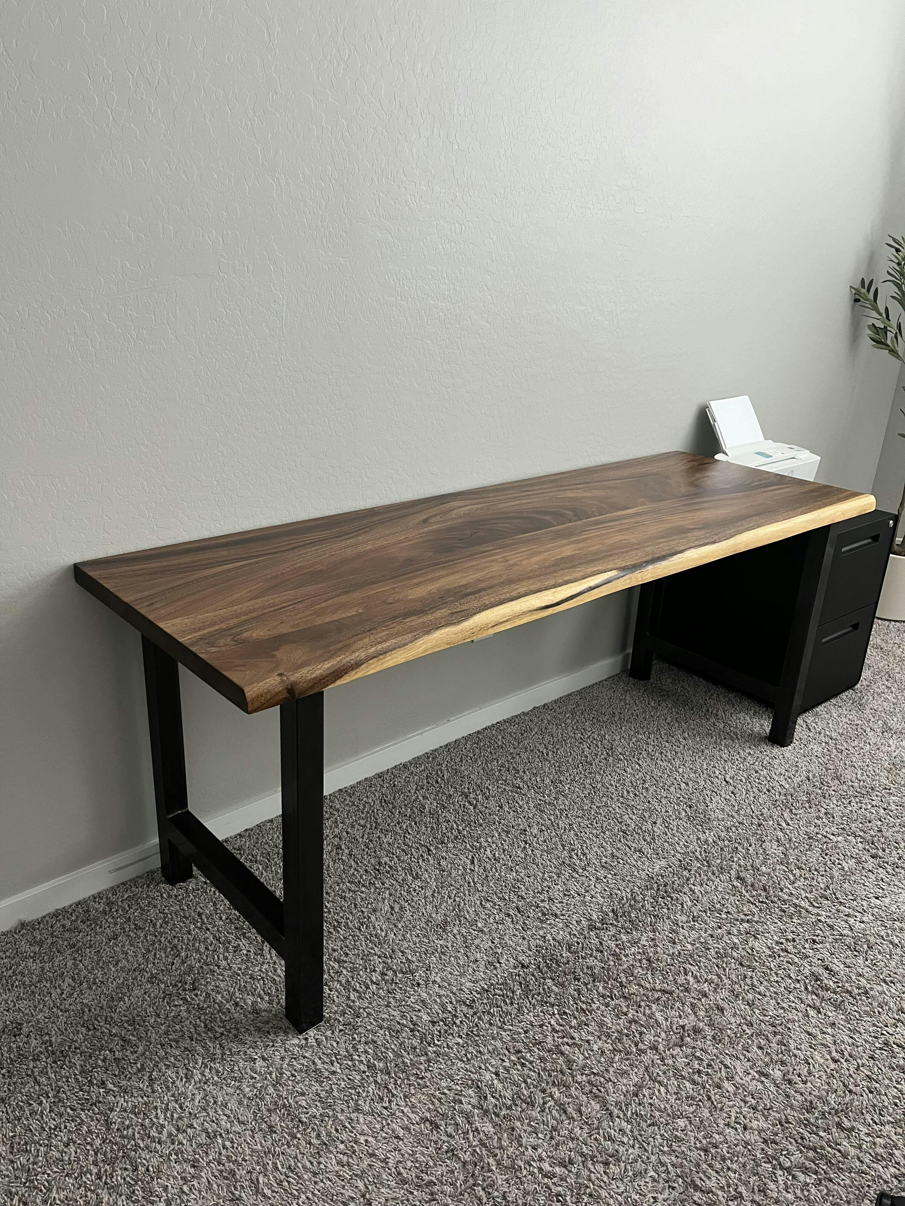 Metal Table Legs - Set of Two - Made in the US - H Style - Any Size ...