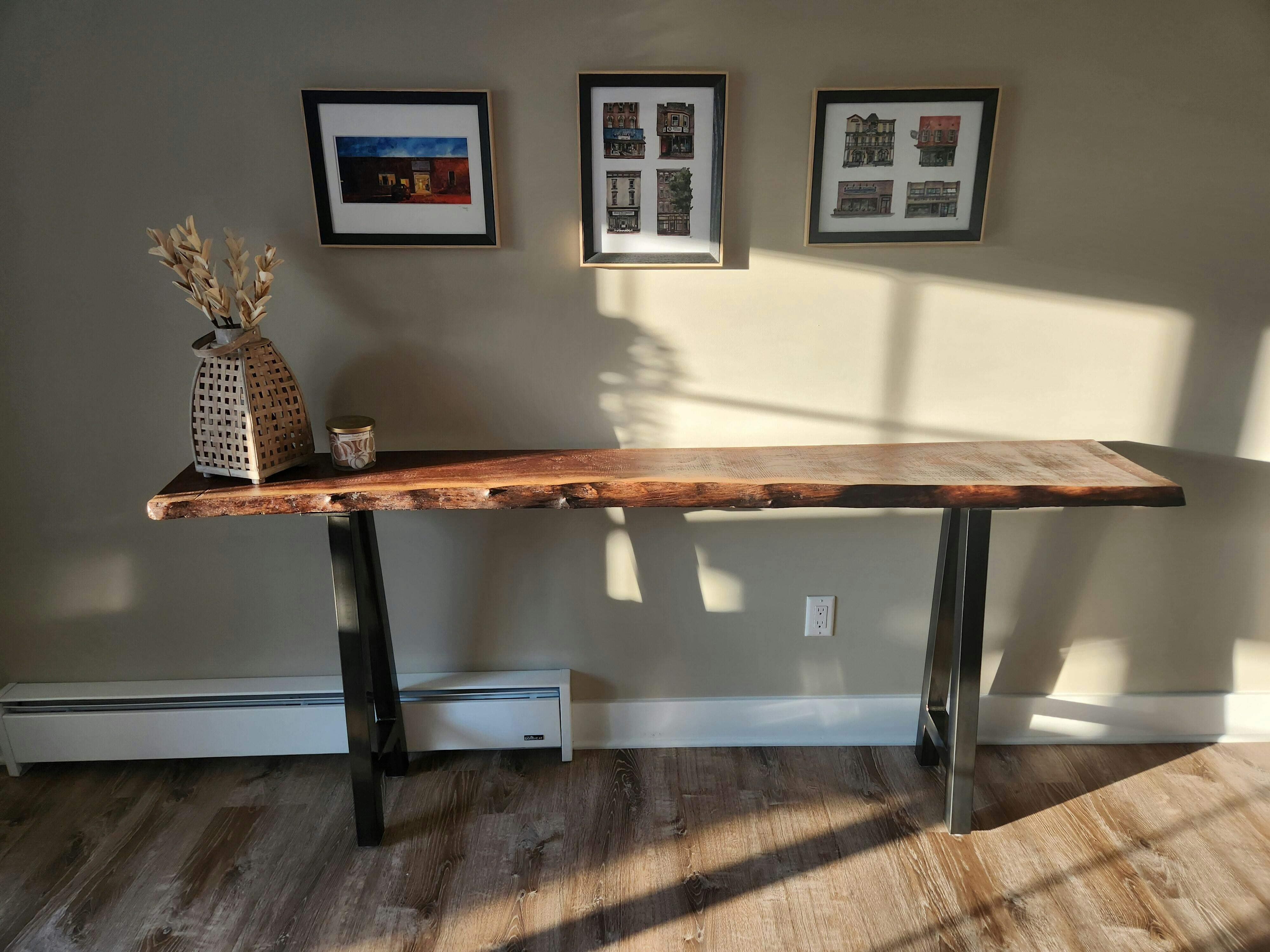 Metal Table Legs - Set of Two - Made in the US - A Style - Any Size ...