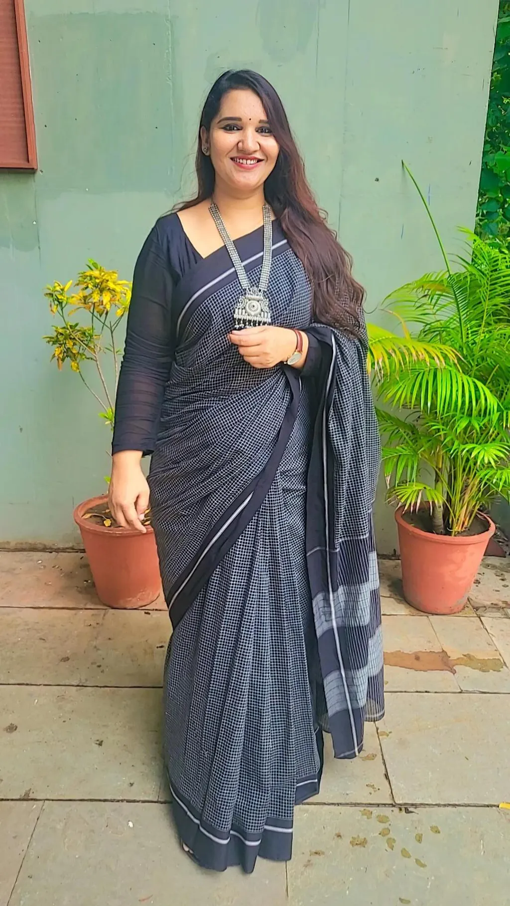 Black Patteda Anchu Saree – The Loom Store