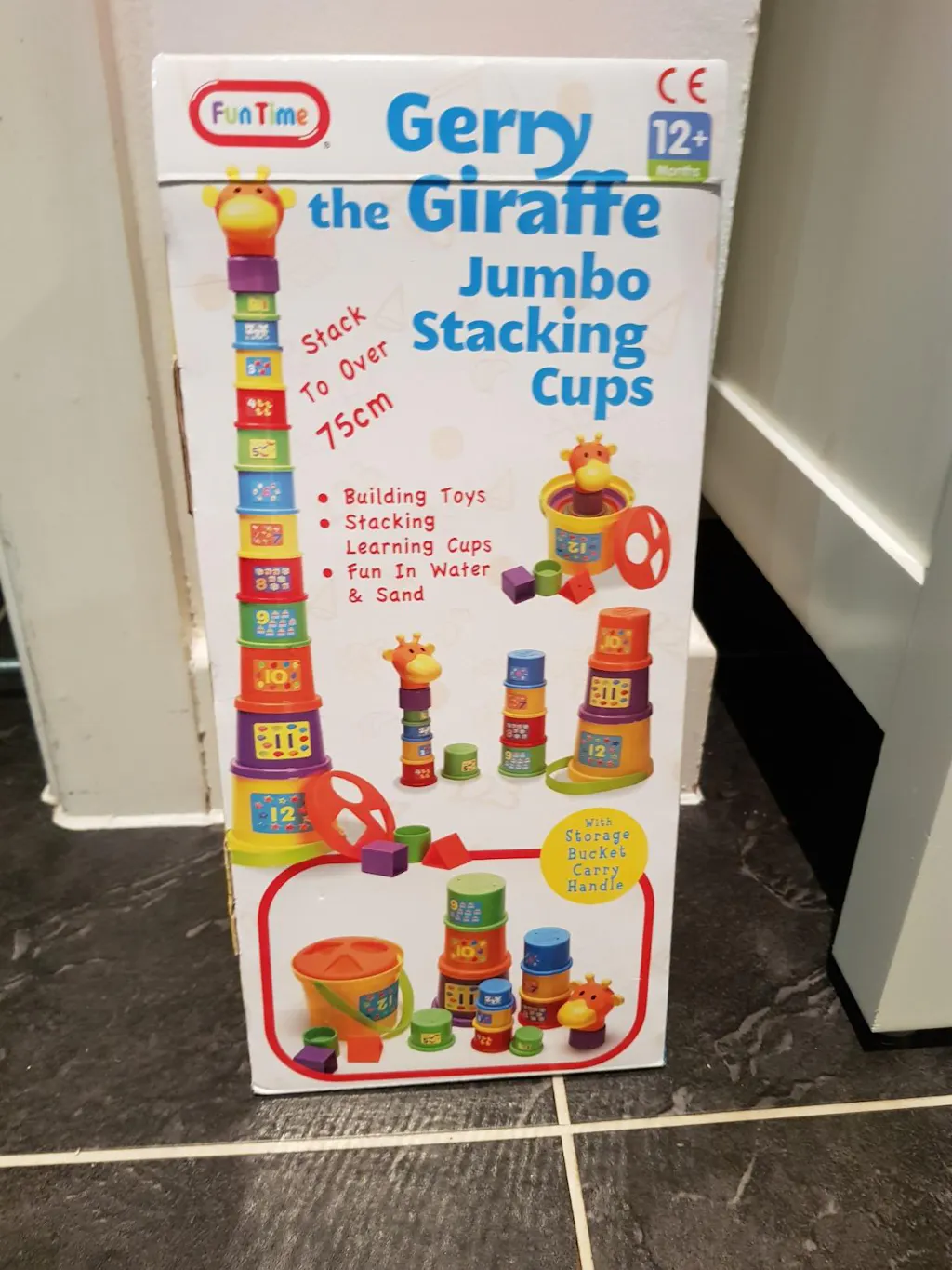 Gerry the Giraffe Shape Sorting Jumbo Stacking Cups - The Magic Toy Shop