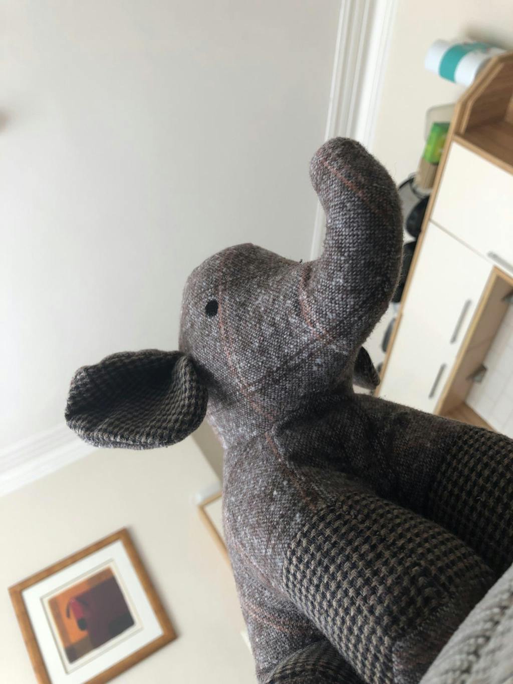 Tartan Elephant Door Stopper by The Magic Toy Shop - UKBuyZone – UKbuyzone