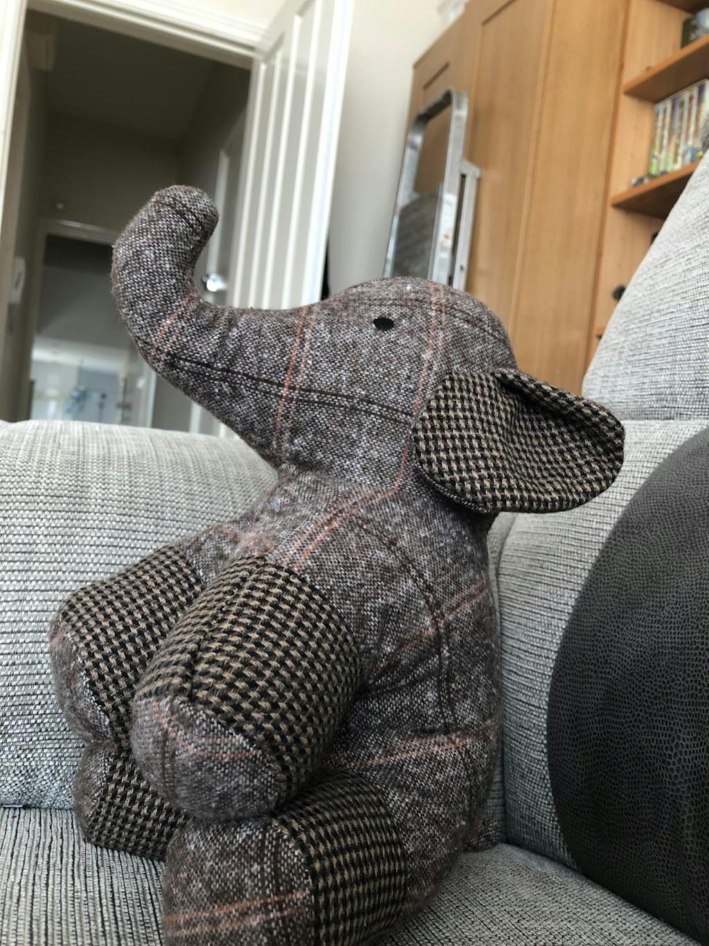Tartan Elephant Door Stopper by The Magic Toy Shop - UKBuyZone – UKbuyzone