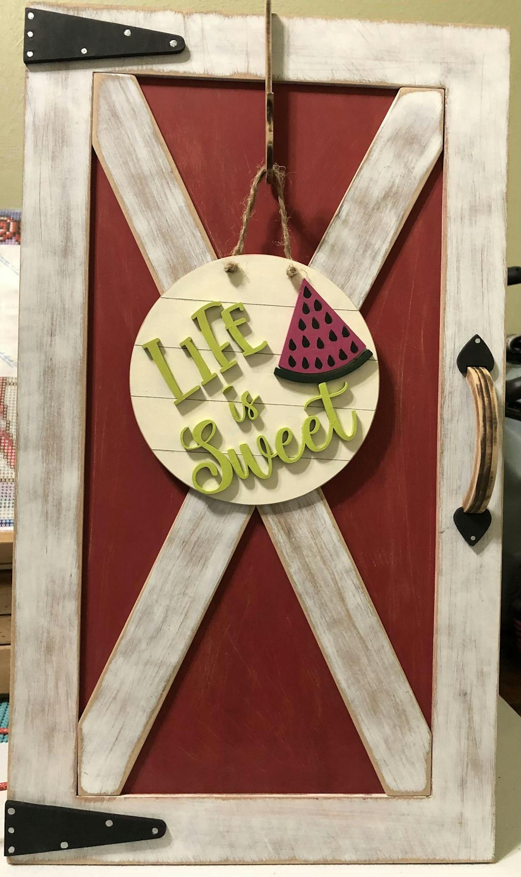 Mini Barn Door with hooks DIY Kit – The Makers Map - DIY with Amber