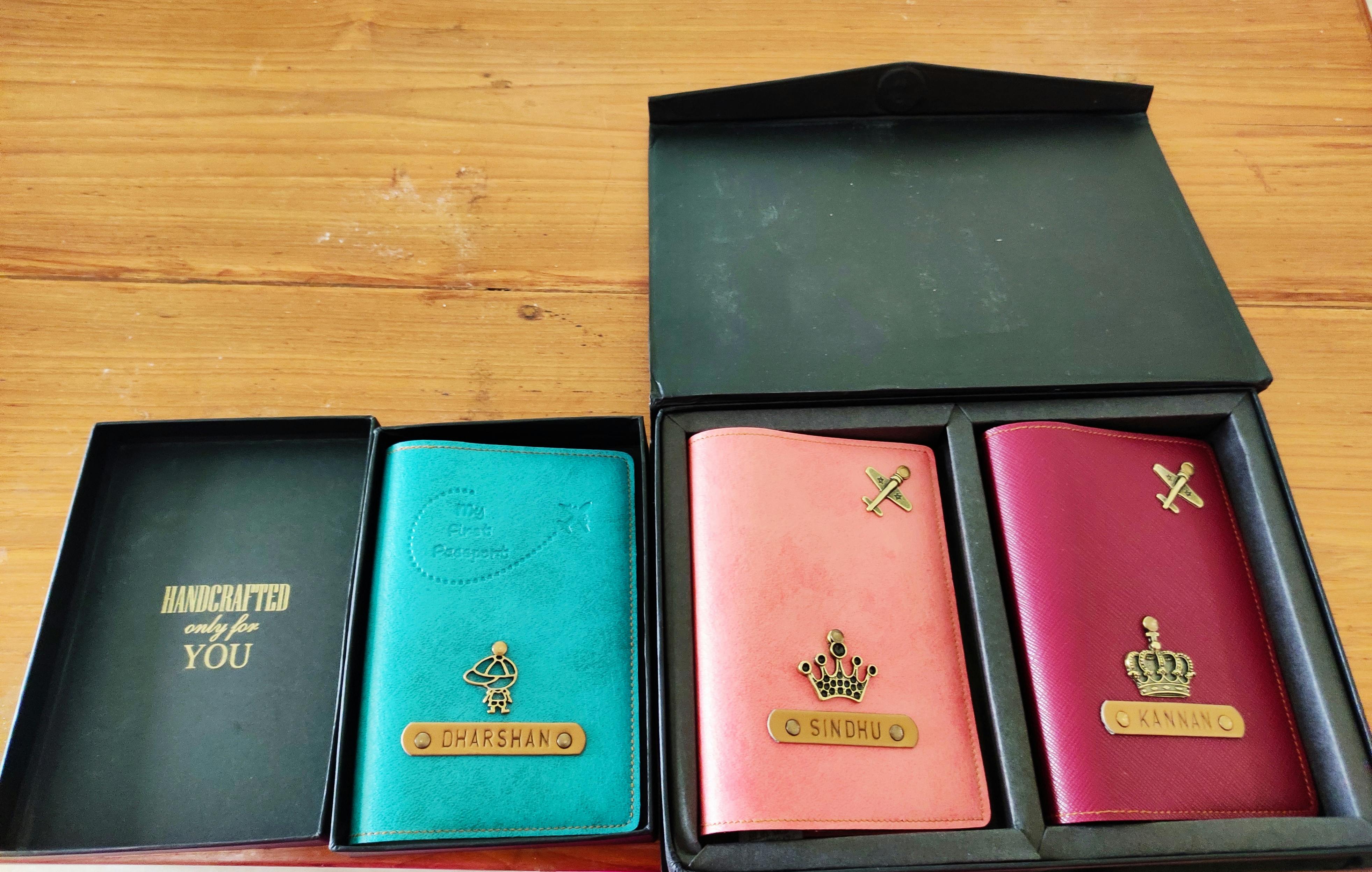 Buy Personalized Couple Passport Covers & Holder In India – The Messy ...