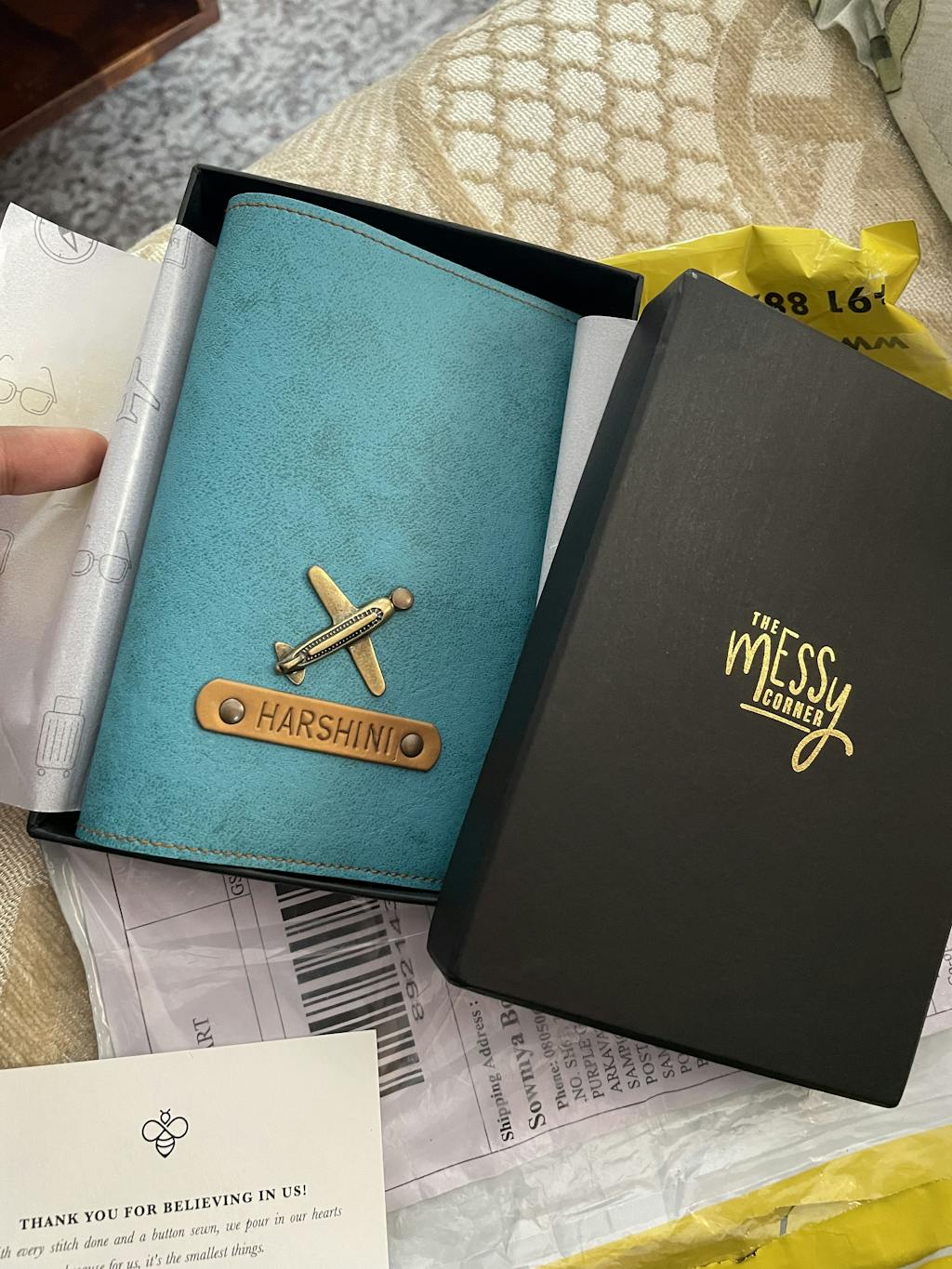 Buy Light Blue Passport Case Online