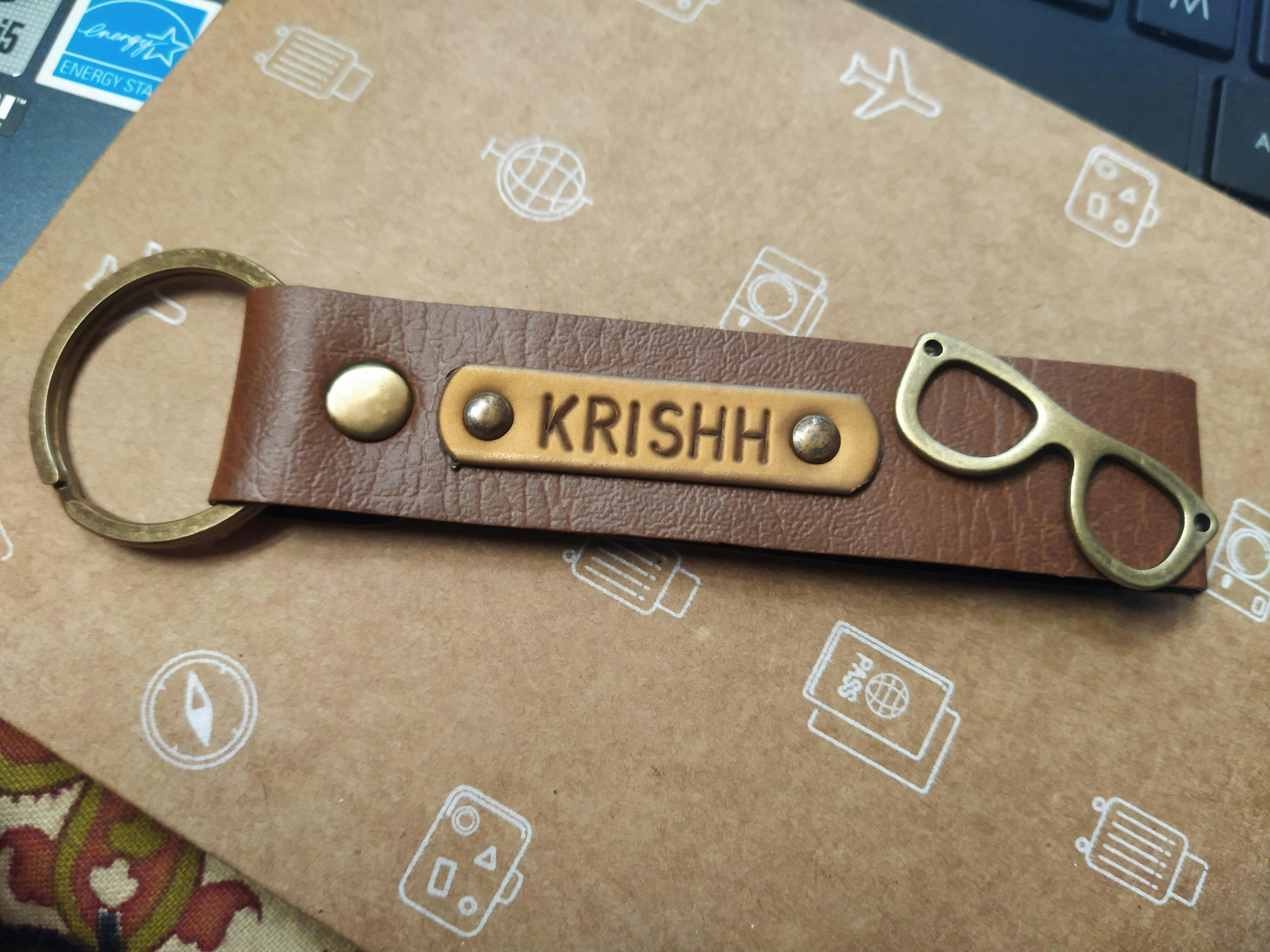 Buy Brown Keychain Online - The Messy Corner