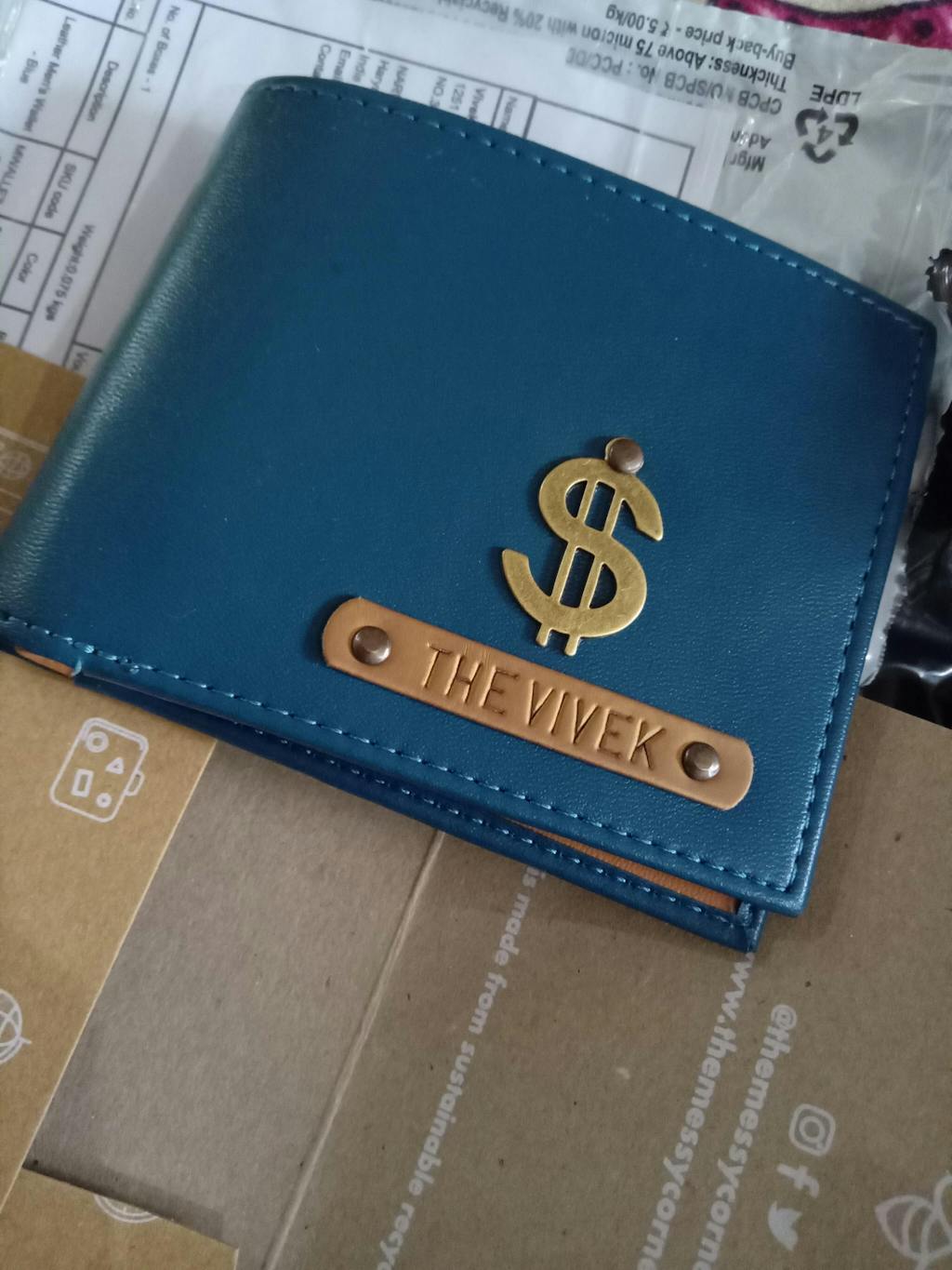 Customized Leather Wallet Online - The Messy Corner