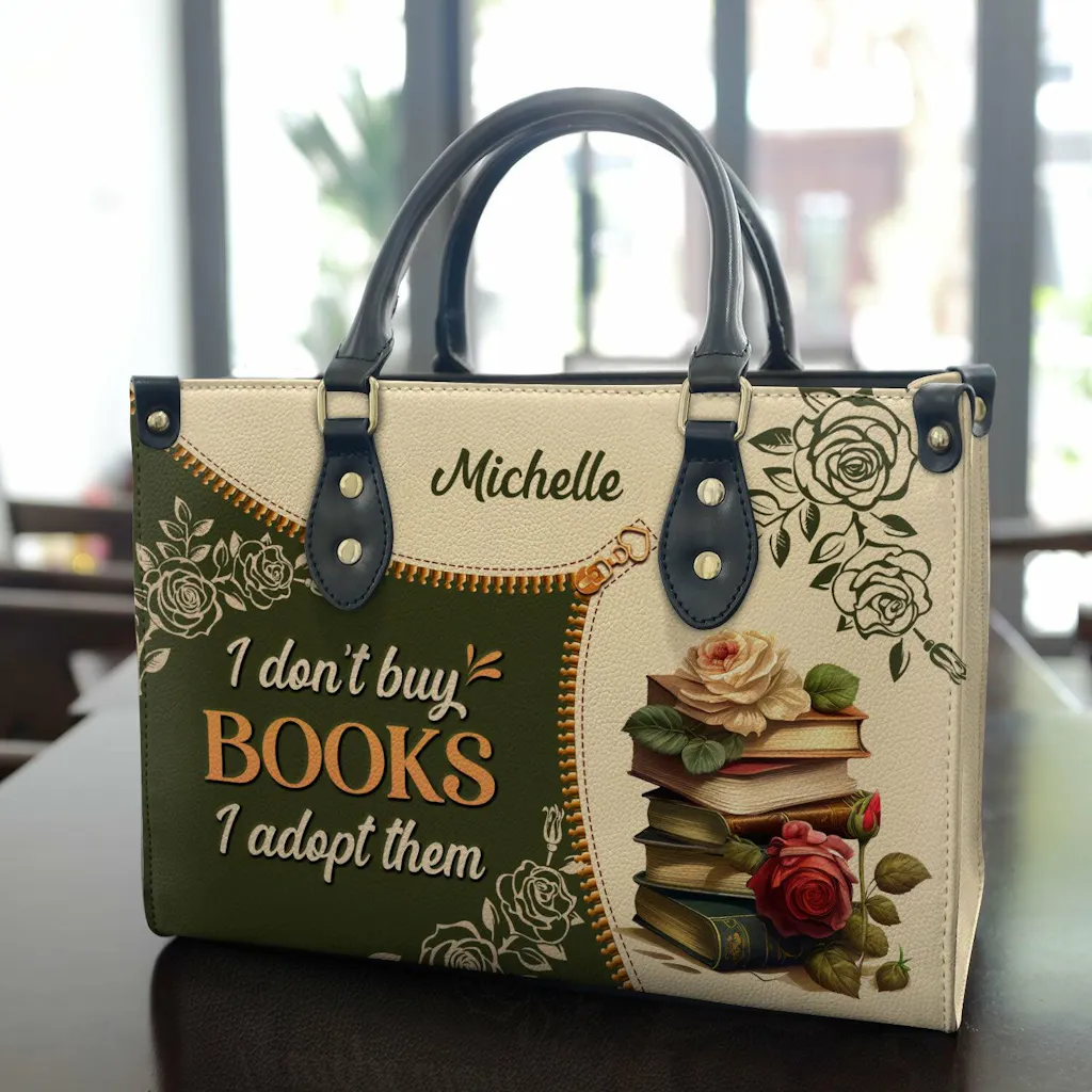 Reading Is A Ticket To Adventure HHRZ03089833KD Leather Bag - The Note Bags