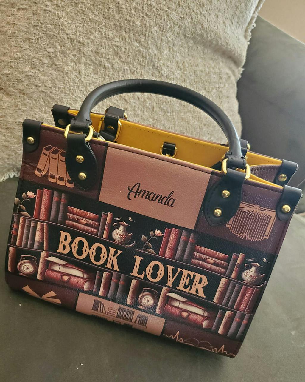 Reading Is A Ticket To Adventure HHRZ03089833KD Leather Bag - The Note Bags