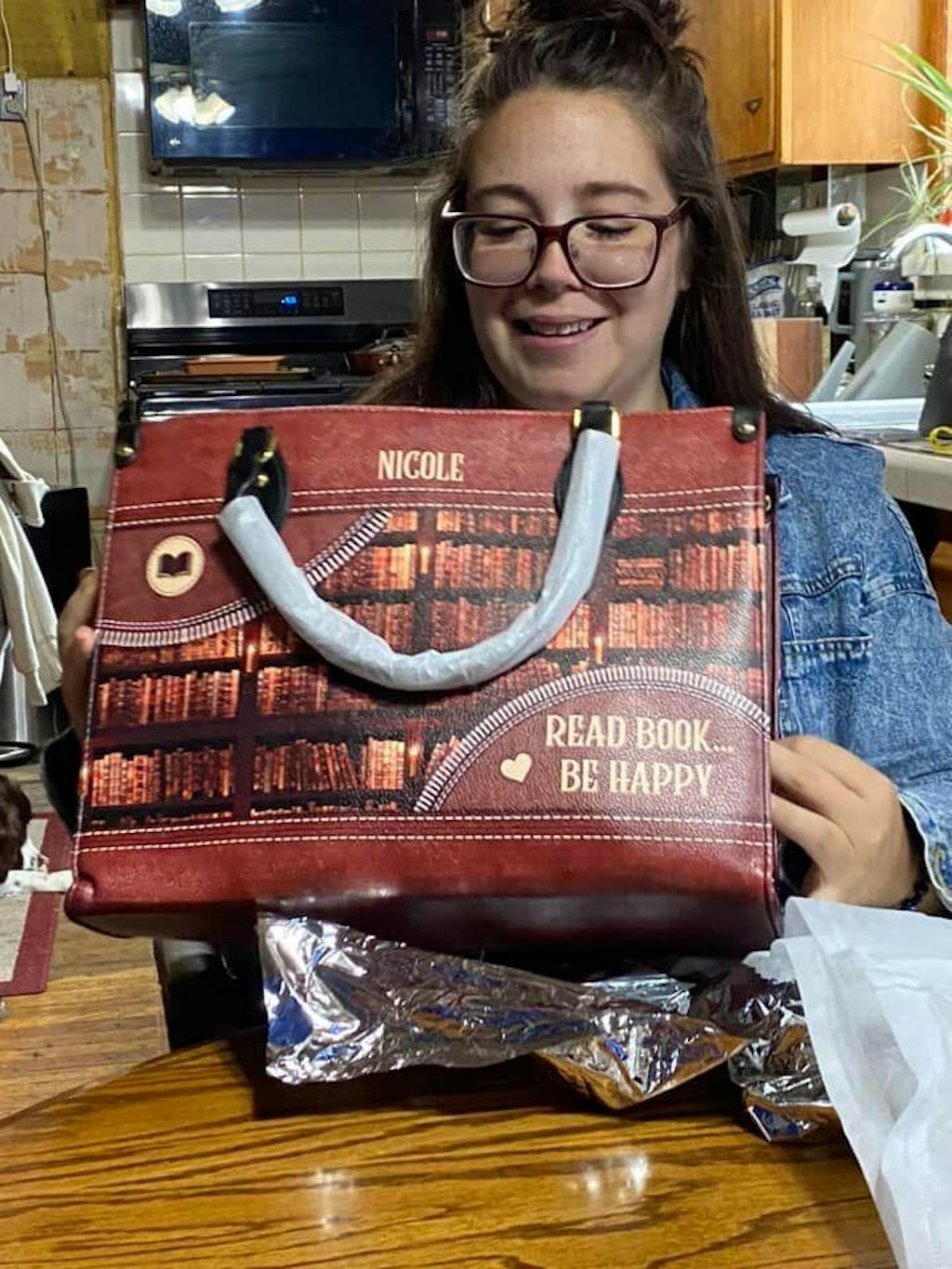 Reading Is A Ticket To Adventure HHRZ03089833KD Leather Bag - The Note Bags