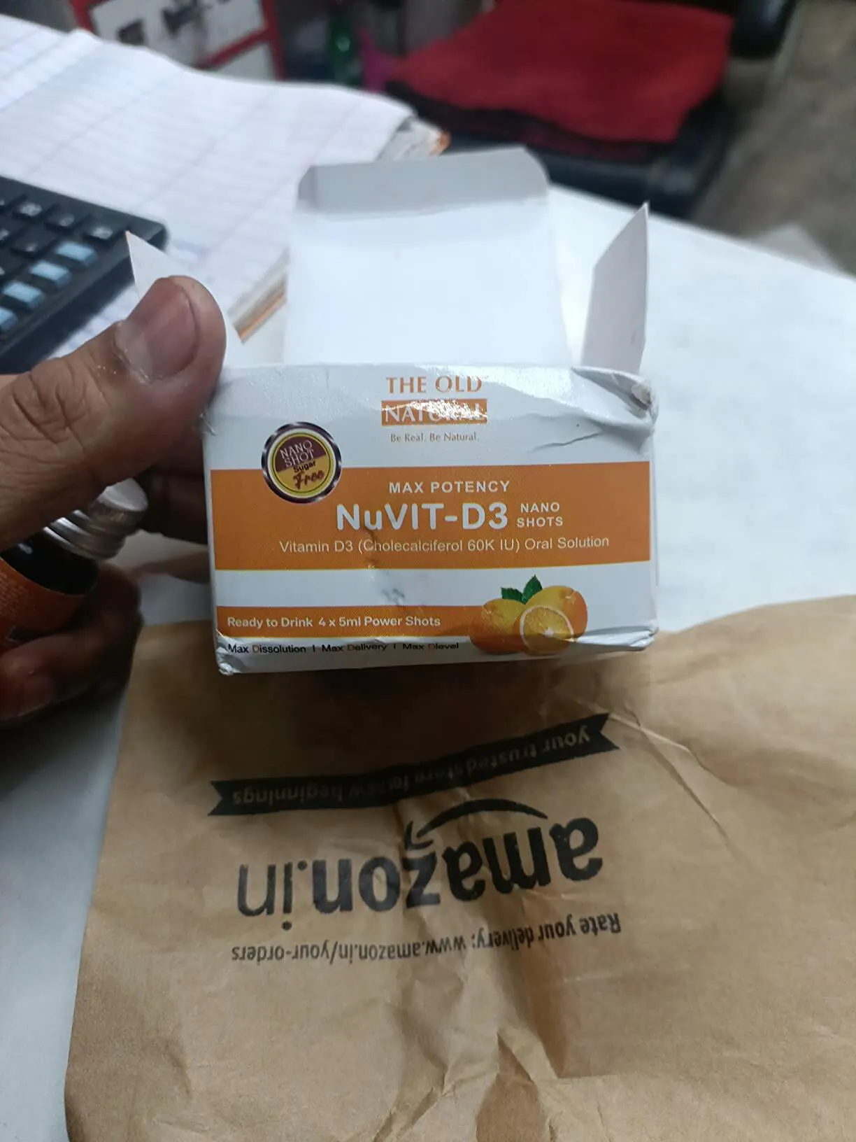 Buy Nuvit D3 Vitamin D3 With 60k Iu, 4 Nano shots Online at The Old ...