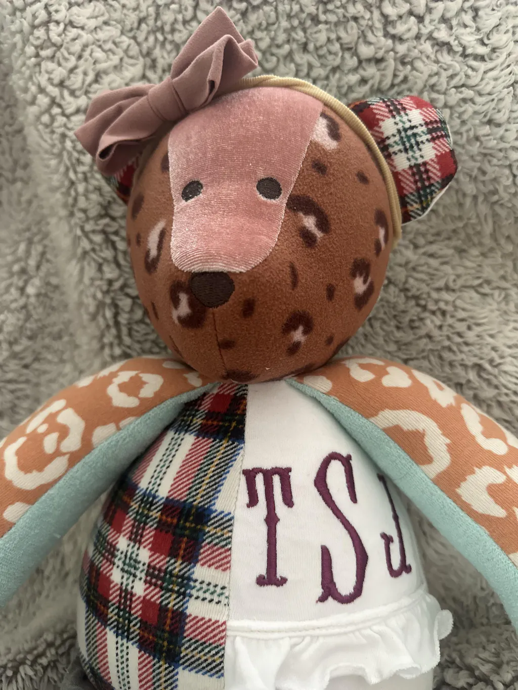 Memory Bear made with your clothes – The Patchwork Bear