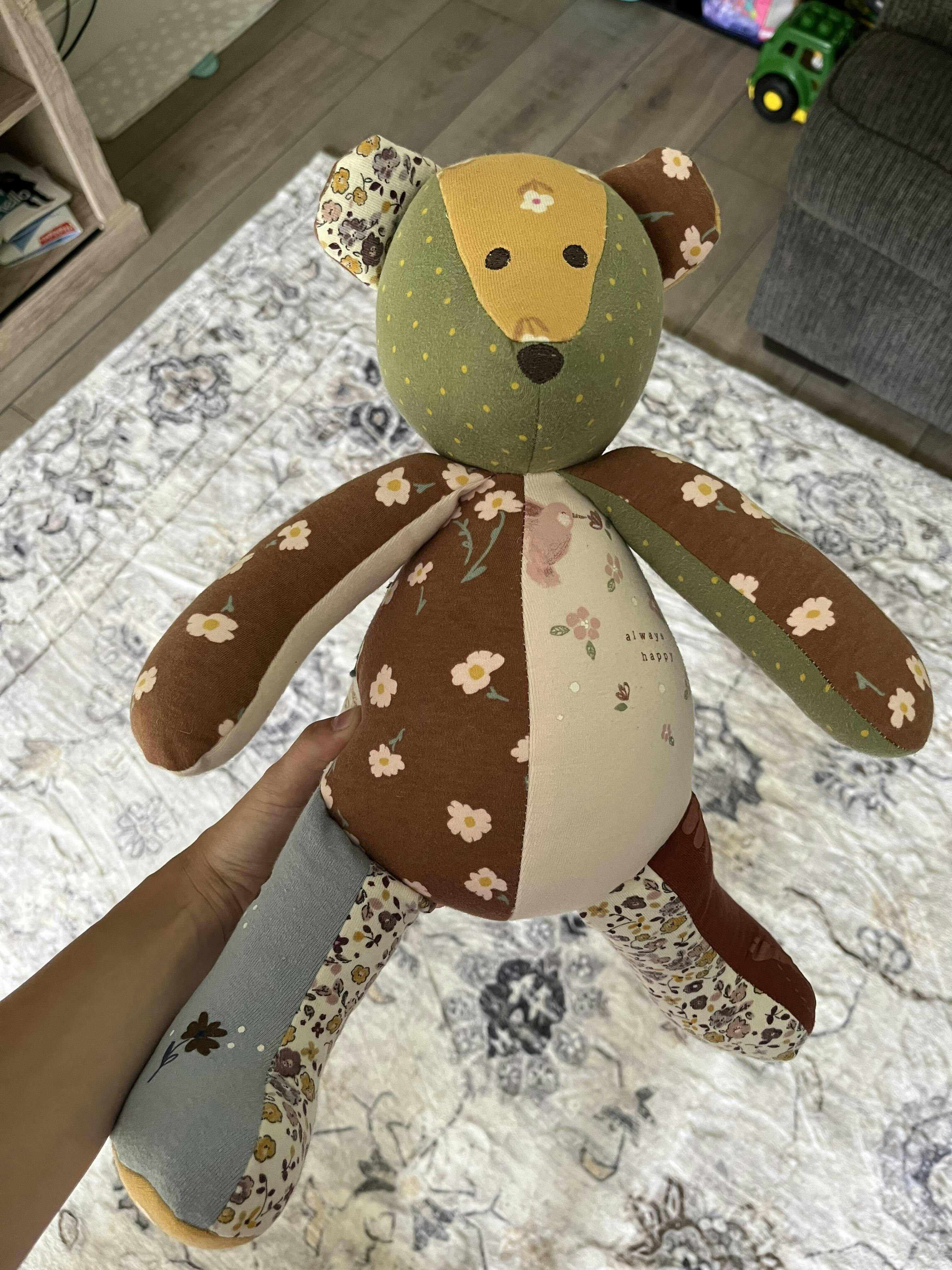Clothes to Keepsakes: Memory Bears Capture Your Memories – The Patchwork Bear