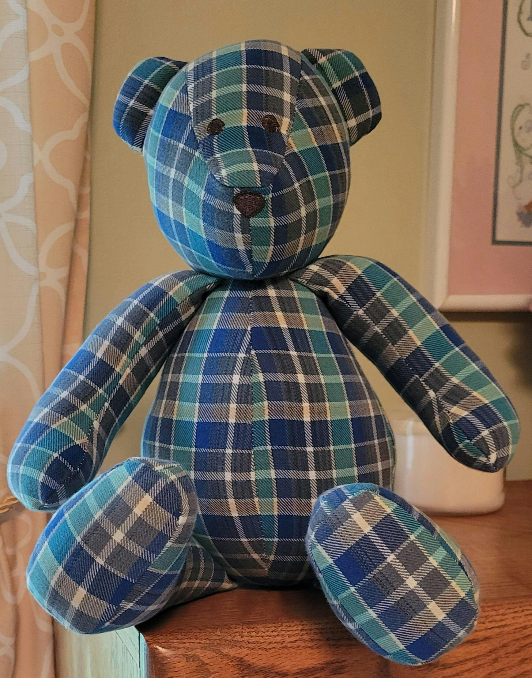 Clothes to Keepsakes: Memory Bears Capture Your Memories – The Patchwork Bear
