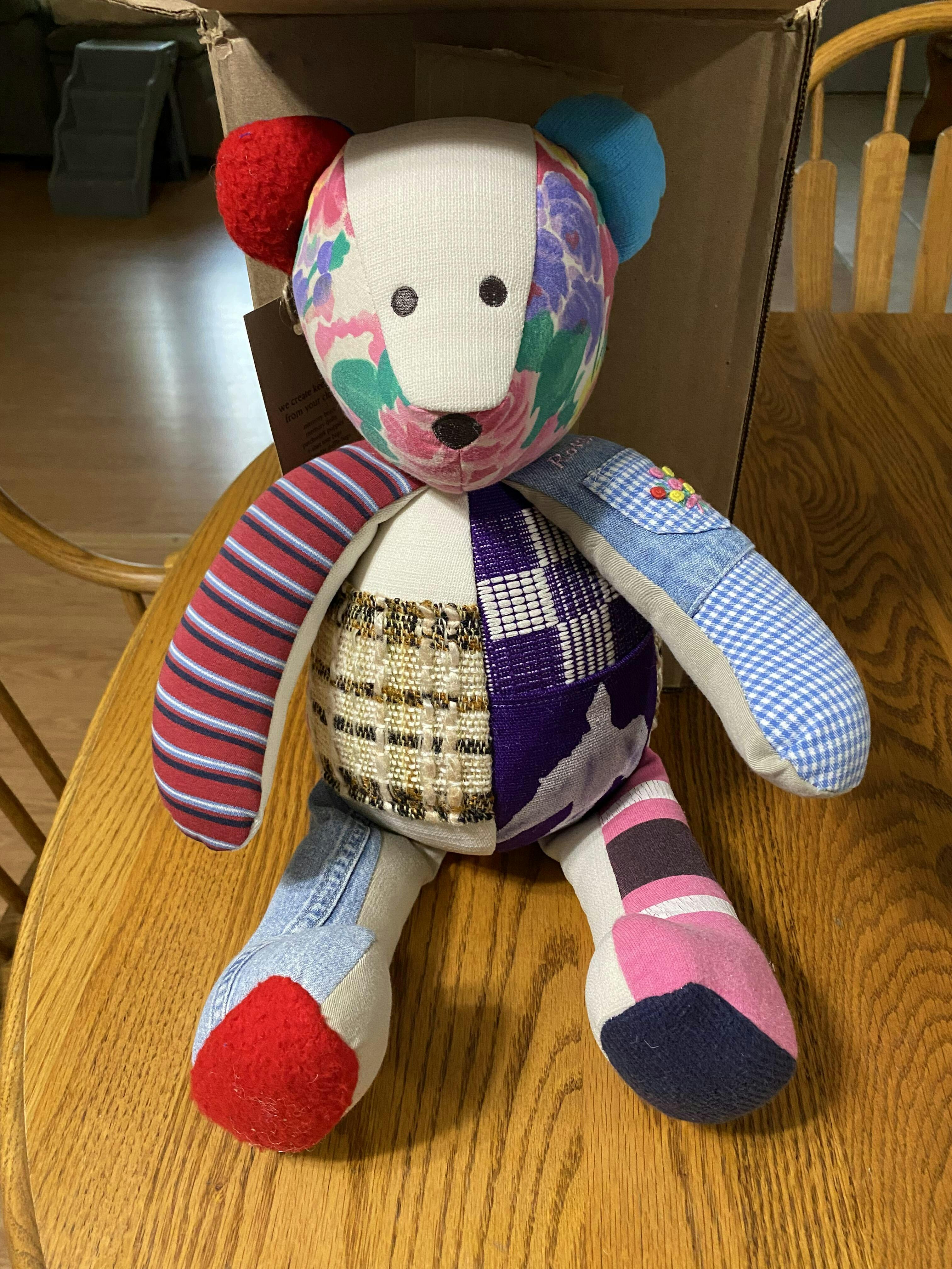 Clothes to Keepsakes: Memory Bears Capture Your Memories – The Patchwork Bear