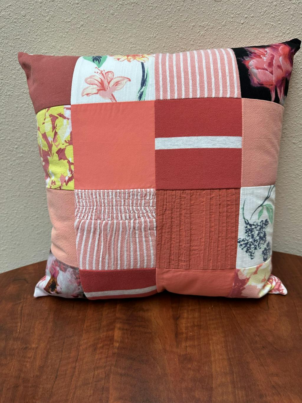 Patchwork Memory Pillow for Comfort and Style