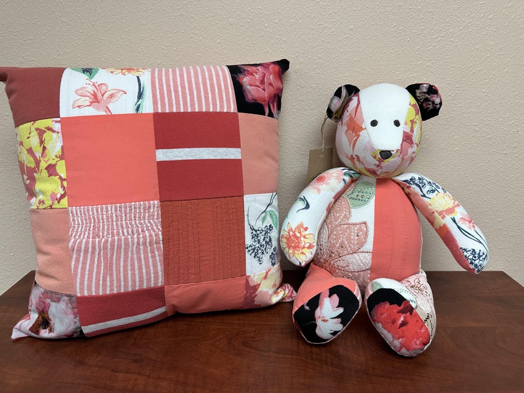 Patchwork Memory Pillow for Comfort and Style