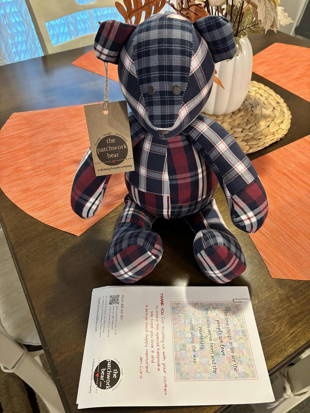 Clothes to Keepsakes: Memory Bears Capture Your Memories – The Patchwork Bear