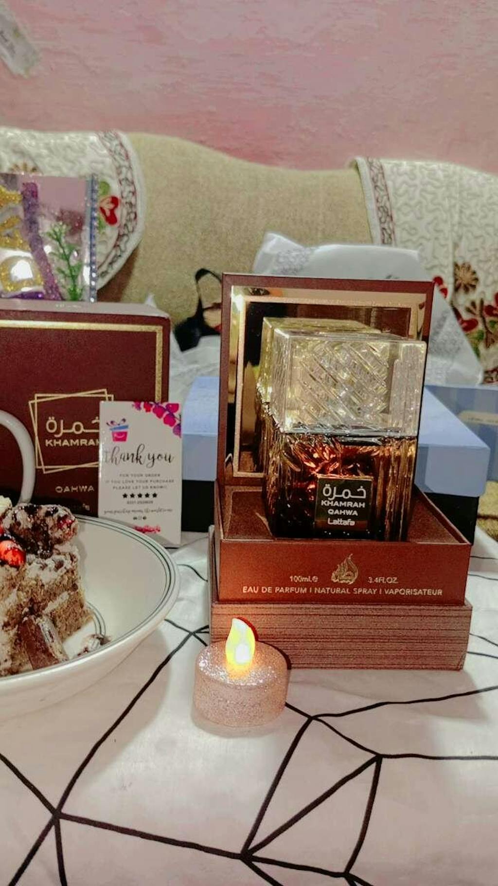 Shop Lattafa Khamrah Qahwa EDP 100ml online in Pakistan – The Perfume ...