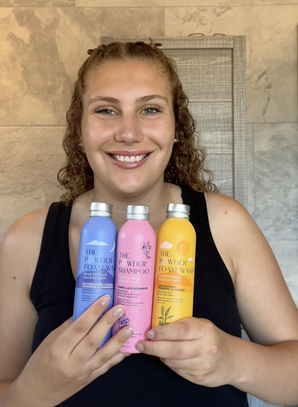 Travel powder shampoo mini bottles | The Powder Shampoo