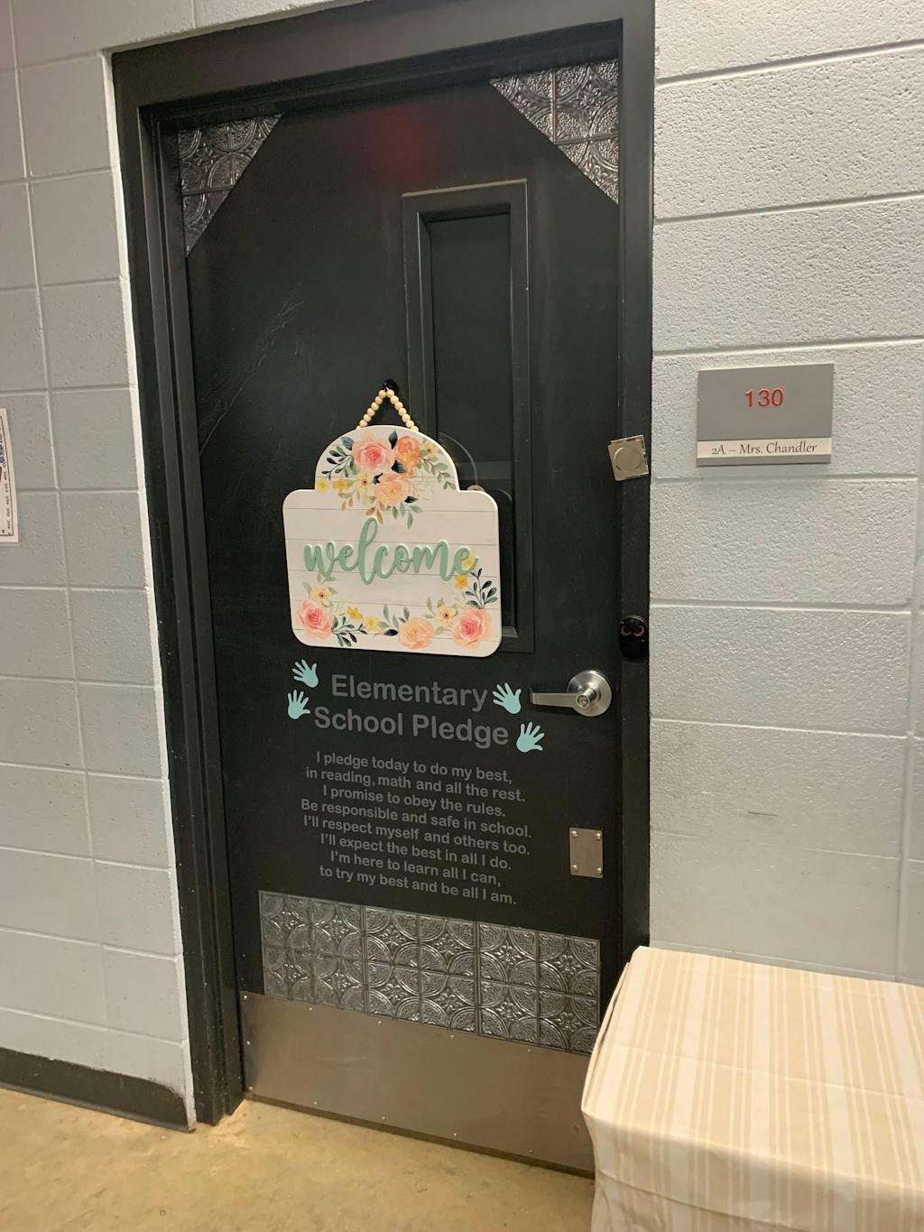 Elementary School Pledge | Large Wall Display Decor – The Simple Stencil