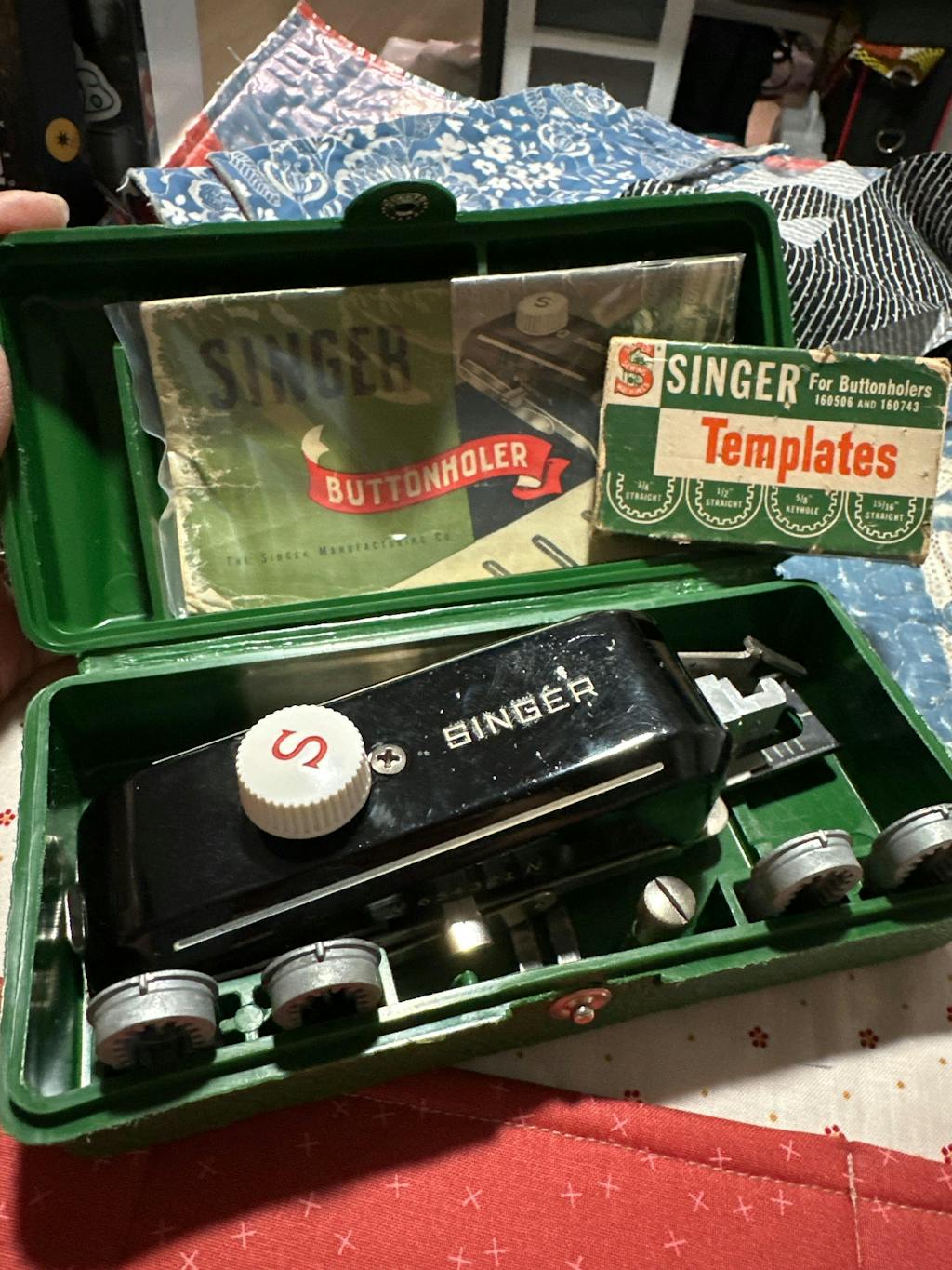 Singer Featherweight 221 222 Buttonholer Attachment – The Singer ...