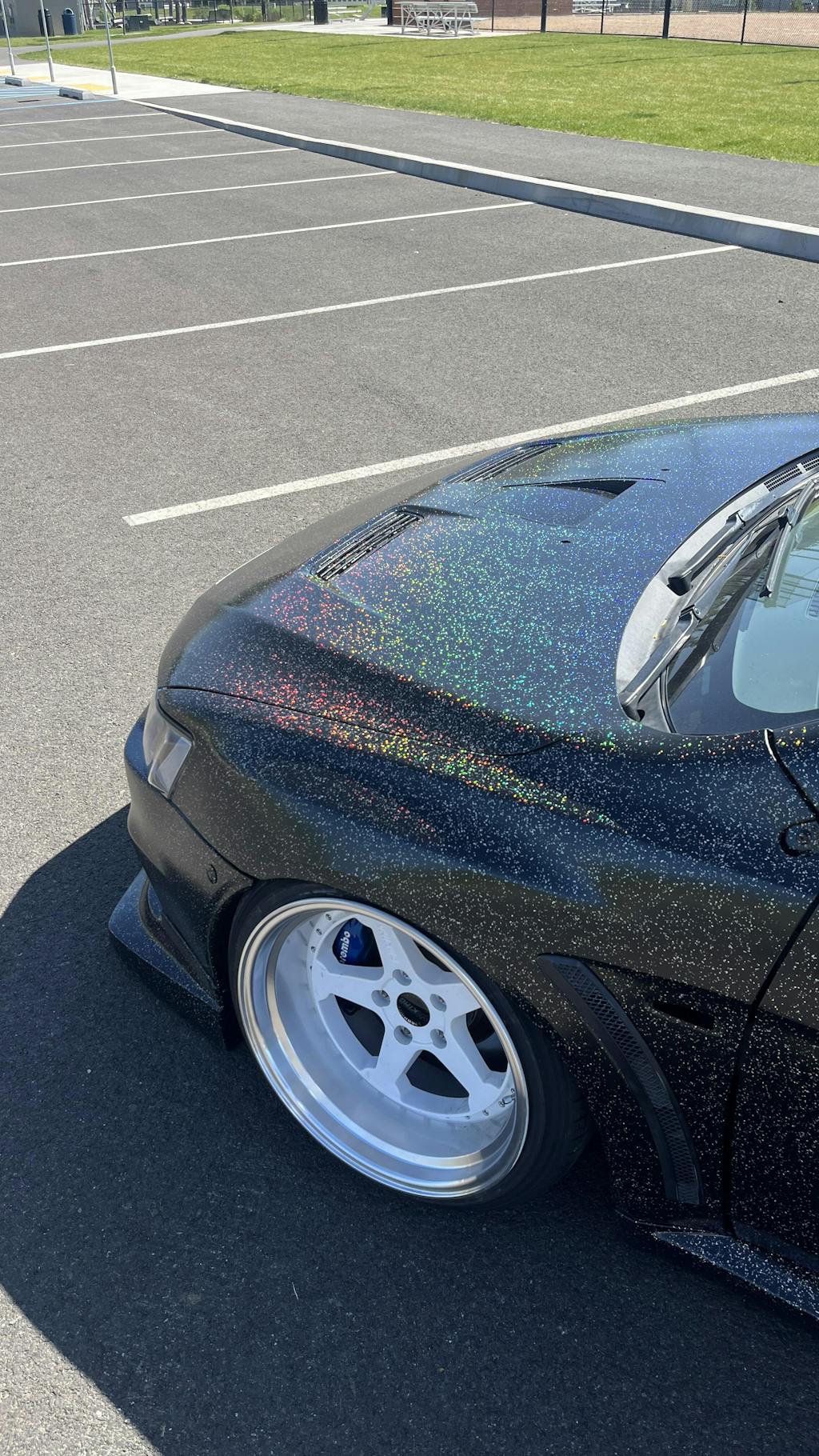 Silver Holographic SuperFlake Dry Pigment | Peelable Paint Autoflex ...