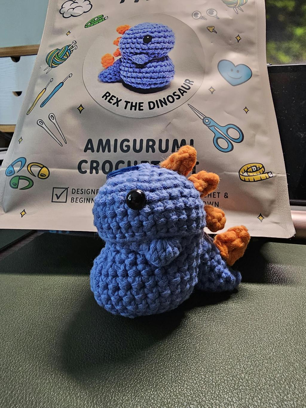 Rex the Dino | Beginner Crochet Kit – The Squishy Pals