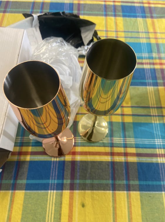 280ml Stainless Steel Champagne Flutes The Stainless Sipper