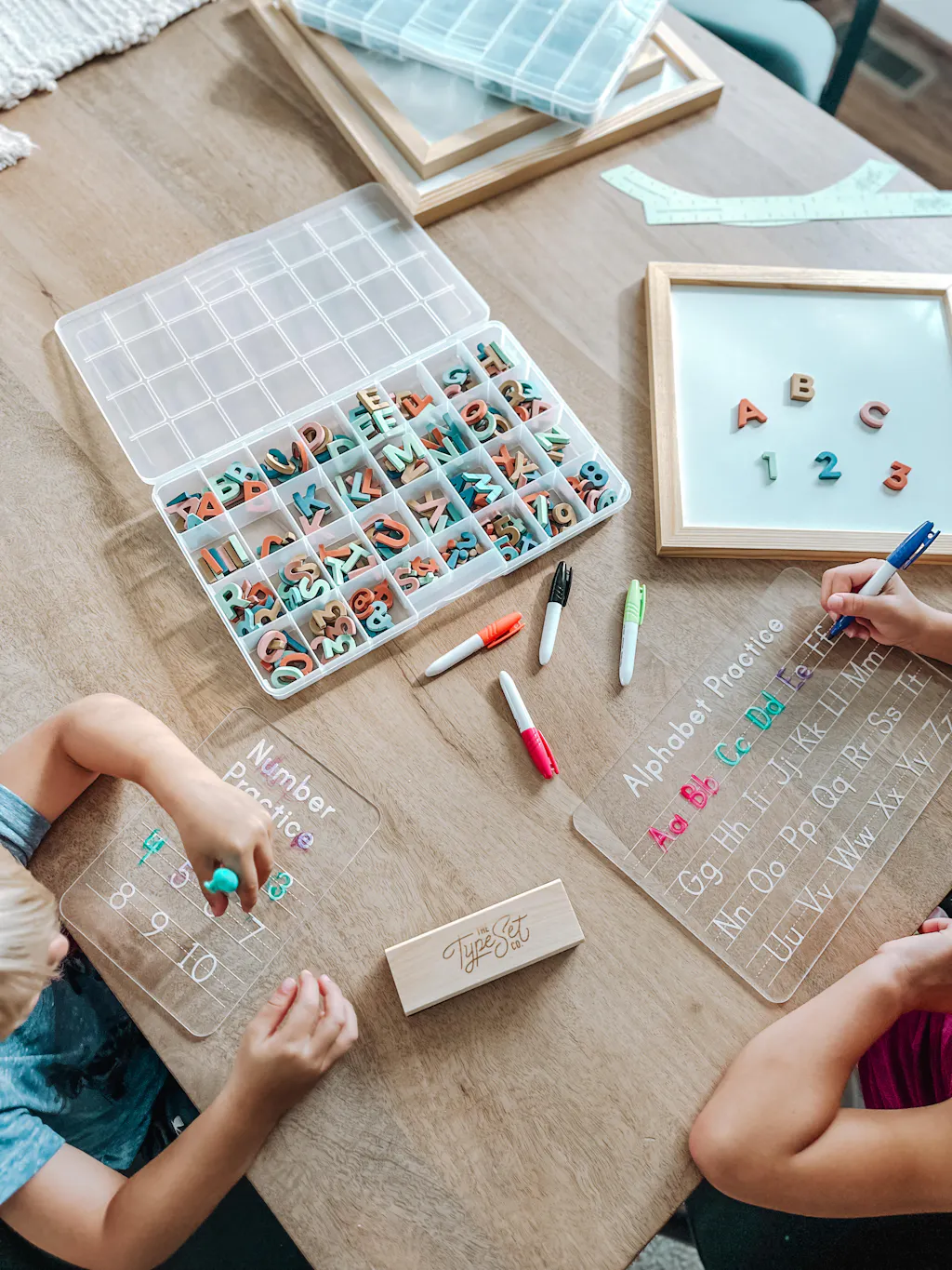 Acrylic Dry-Erase Alphabet Tracing Practice Board – The Type Set Co.