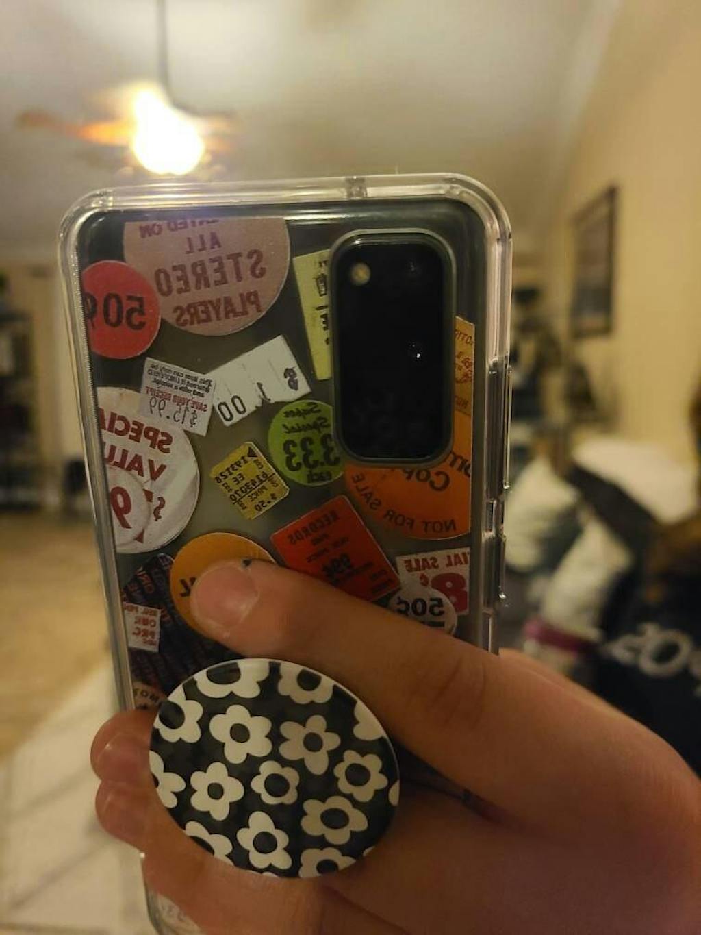 Grunge Aesthetic Stickers Clear Phone Case for Apple iPhone 13 (&– The ...