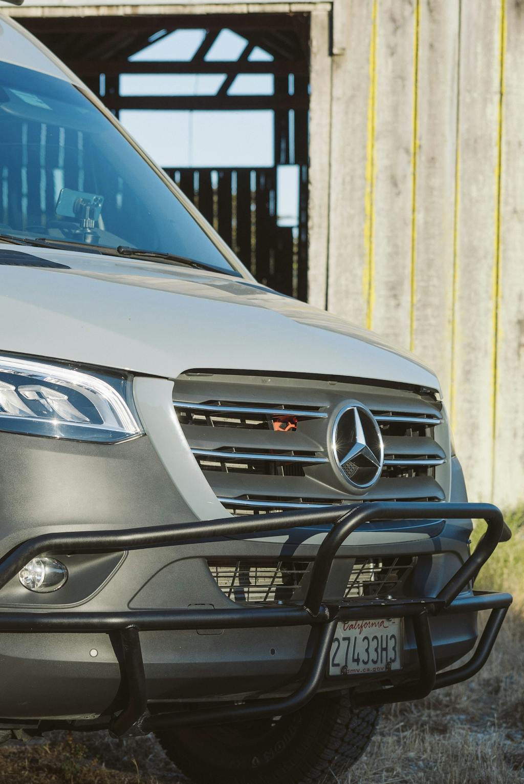 Sprinter Van Front Bumper, Light Bar Ready- Vanspeed Baja Bumper