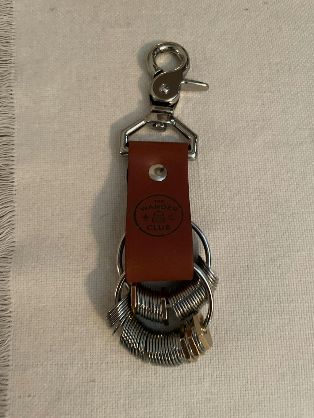 Brown Travel Keychain | The Wander Club