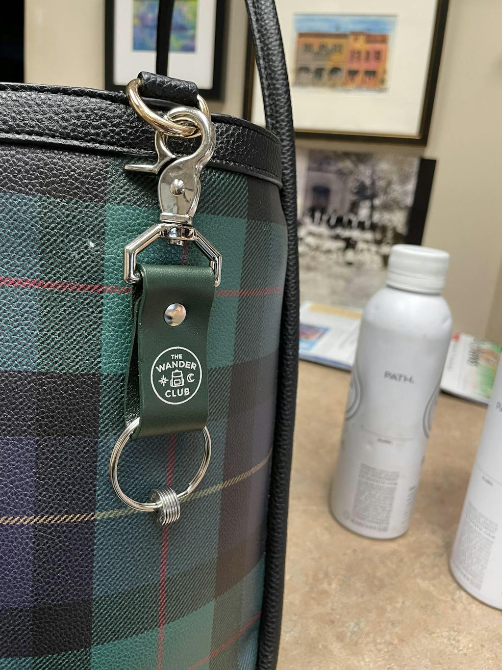 Navy Travel Keychain | The Wander Club