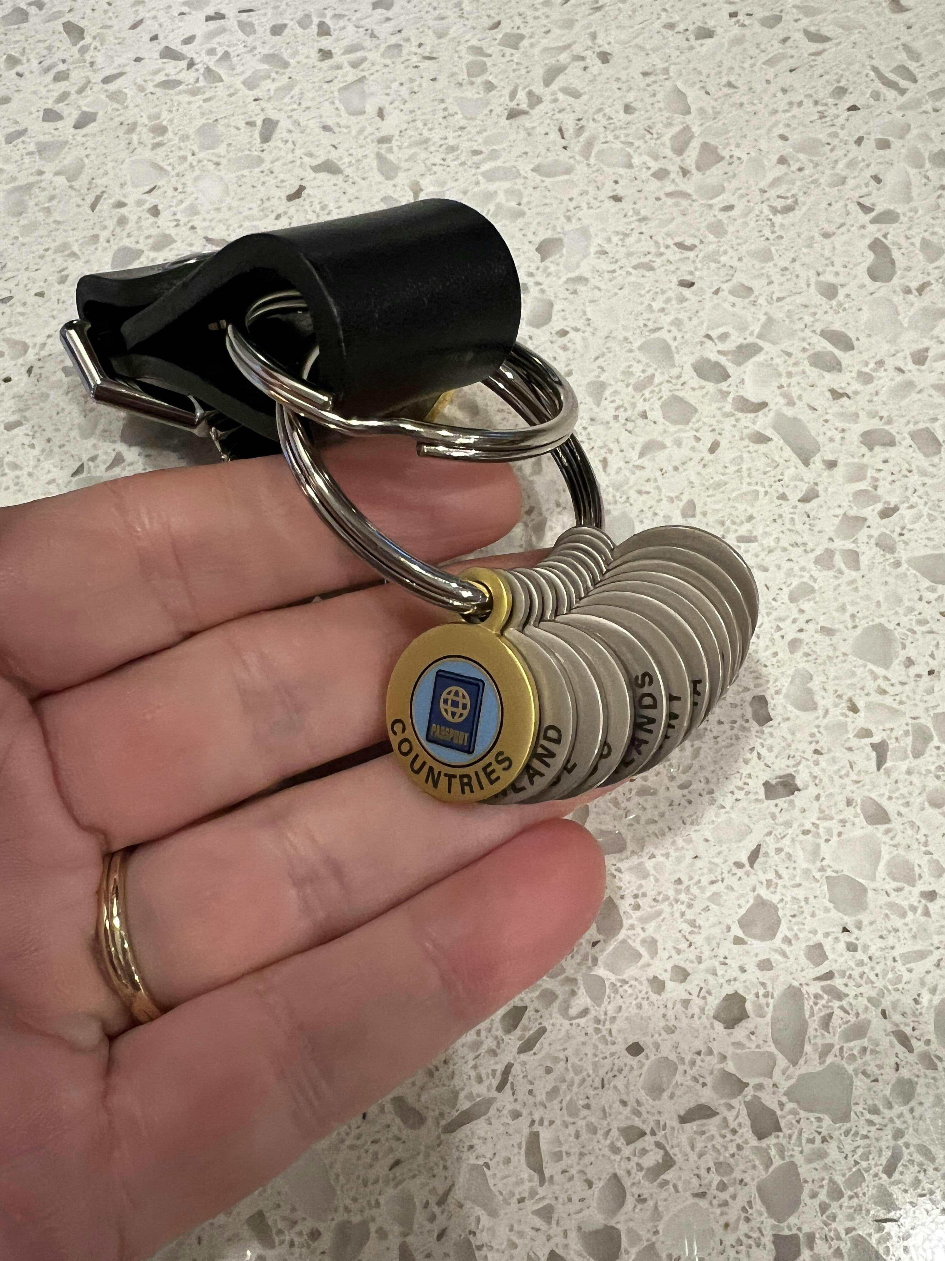 Brown Travel Keychain | The Wander Club