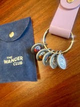 Black Travel Keychain | The Wander Club