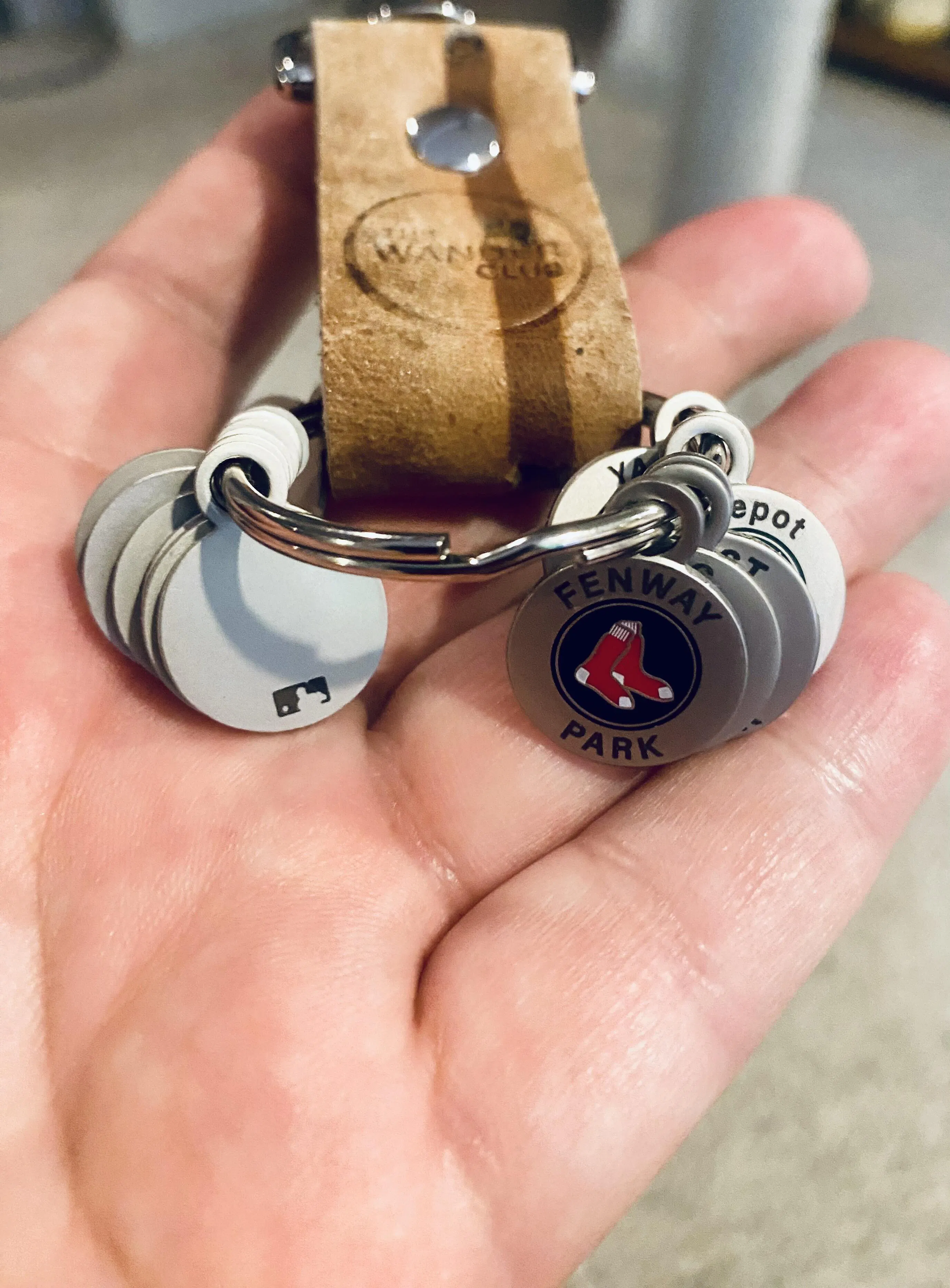 Baseball Glove Keychain from The Wander Club