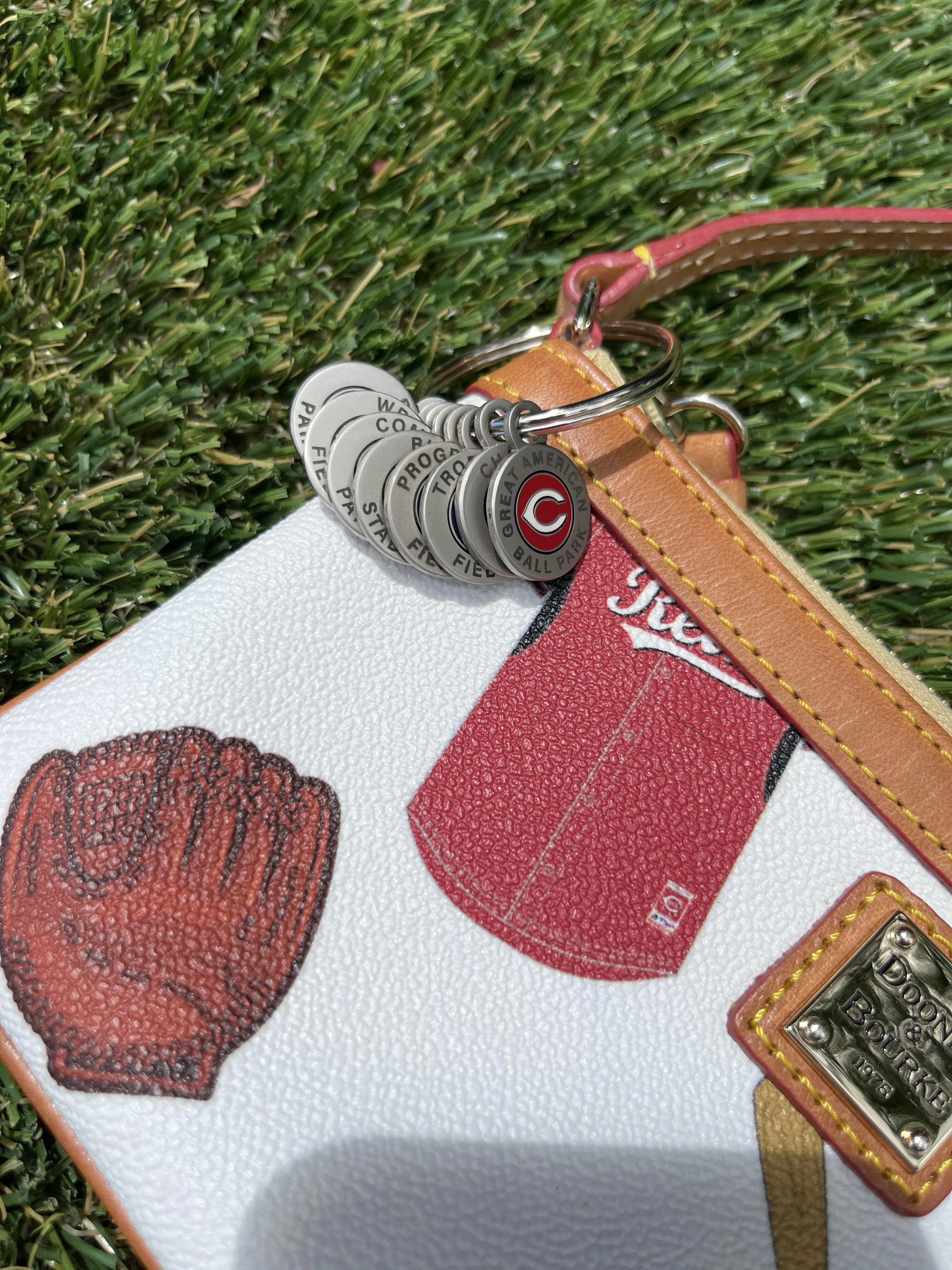 Baseball Glove Keychain from The Wander Club