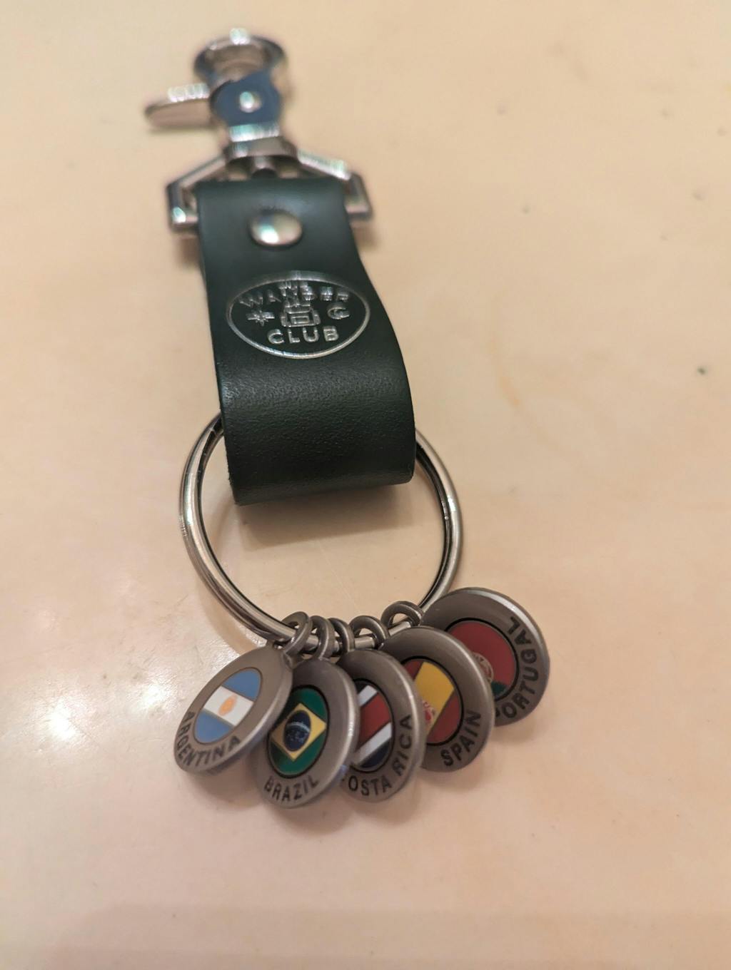 Navy Travel Keychain | The Wander Club