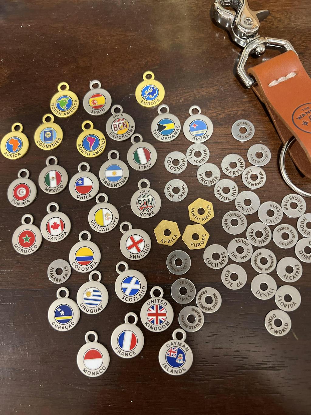 Navy Travel Keychain | The Wander Club