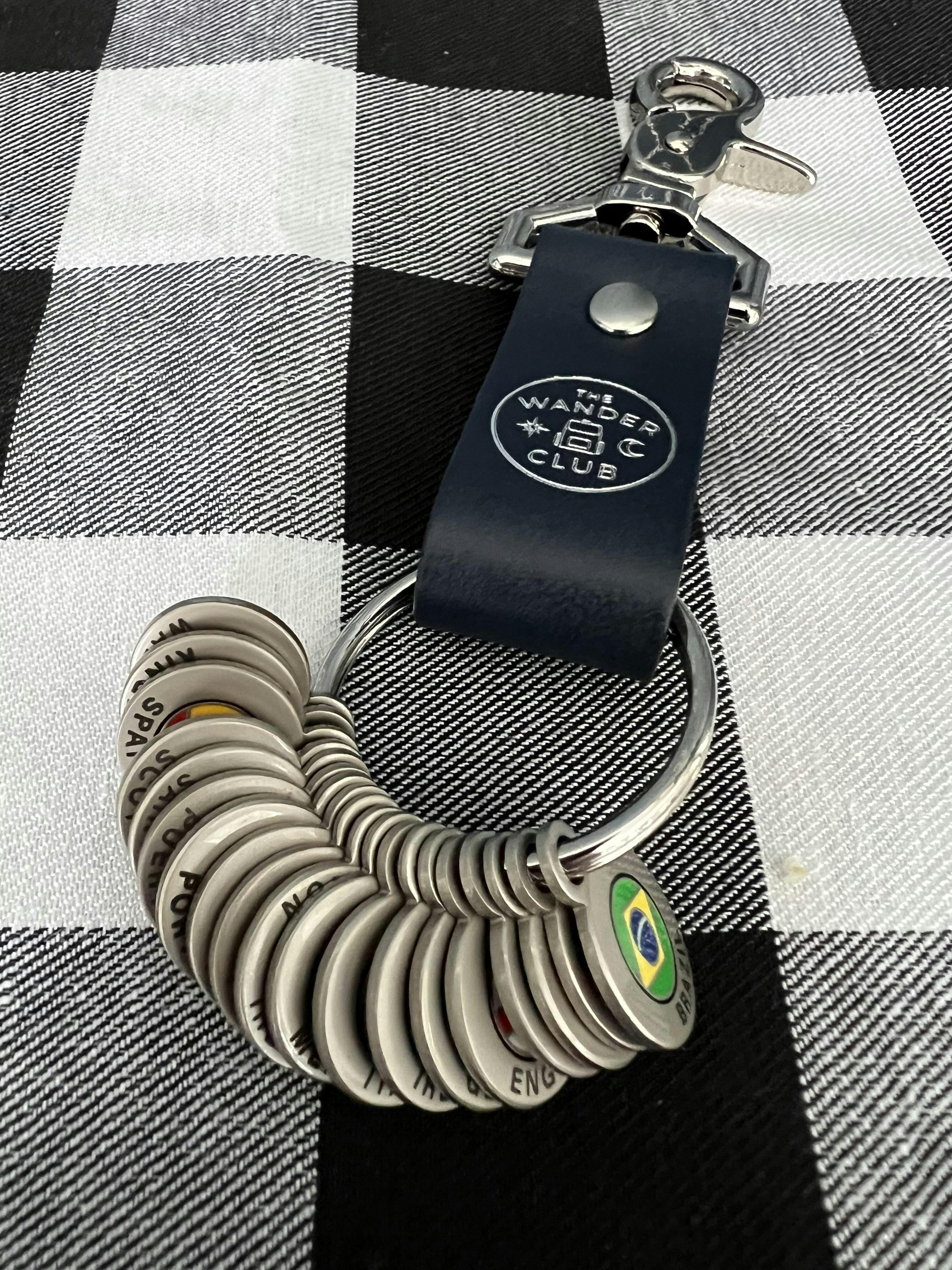 Navy Travel Keychain | The Wander Club