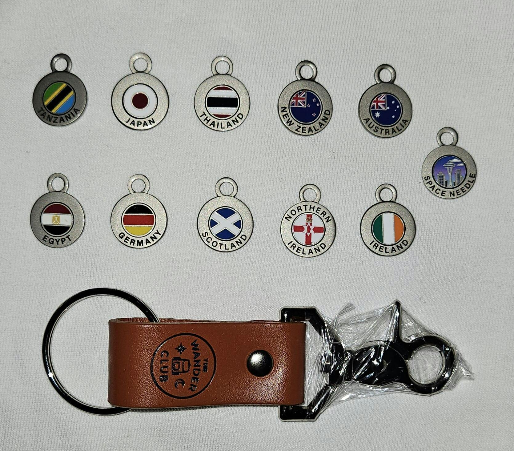 Navy Travel Keychain | The Wander Club