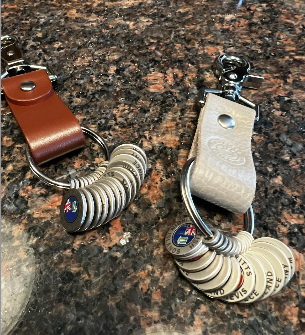 Navy Travel Keychain | The Wander Club