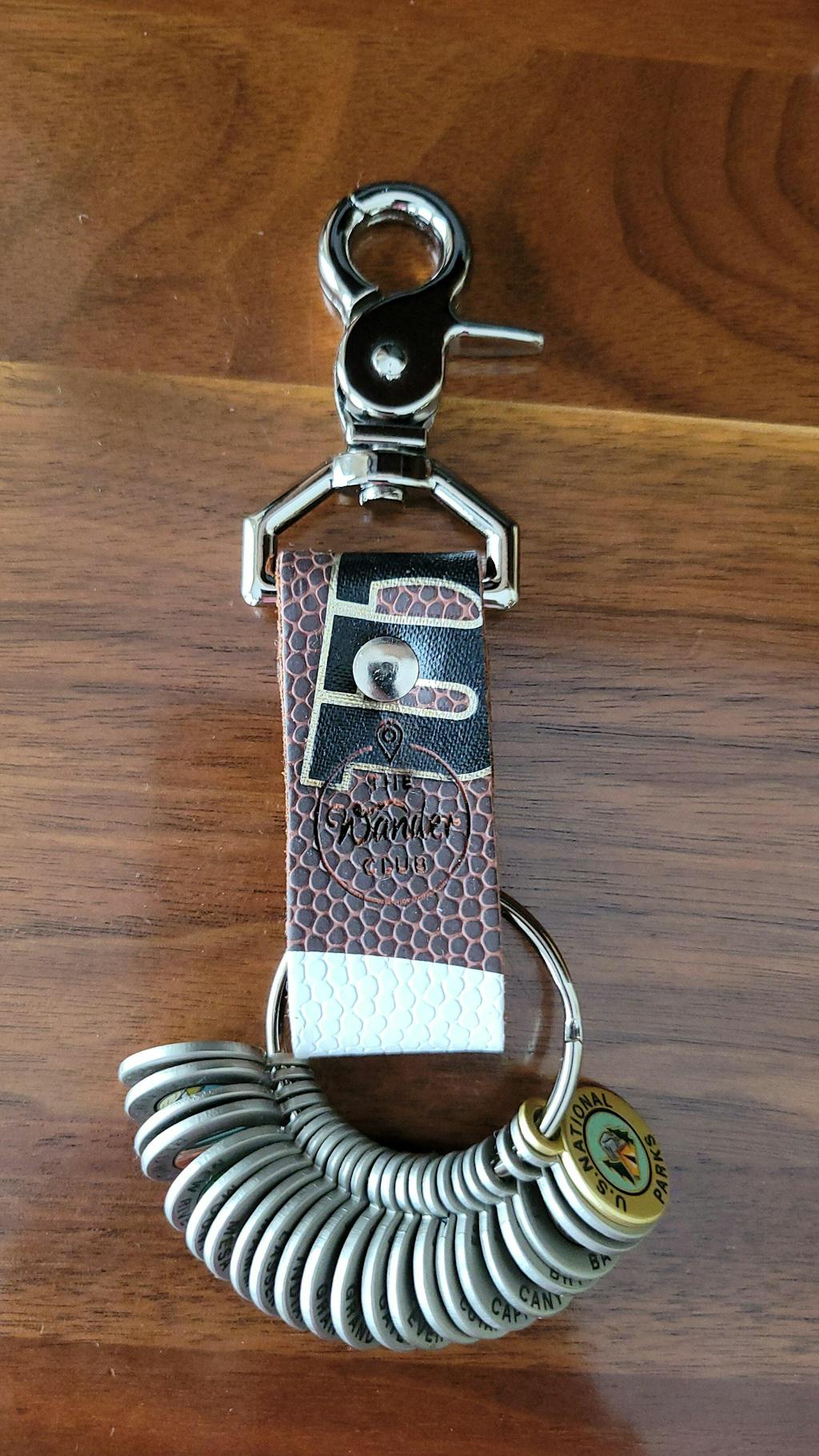 Navy Travel Keychain | The Wander Club