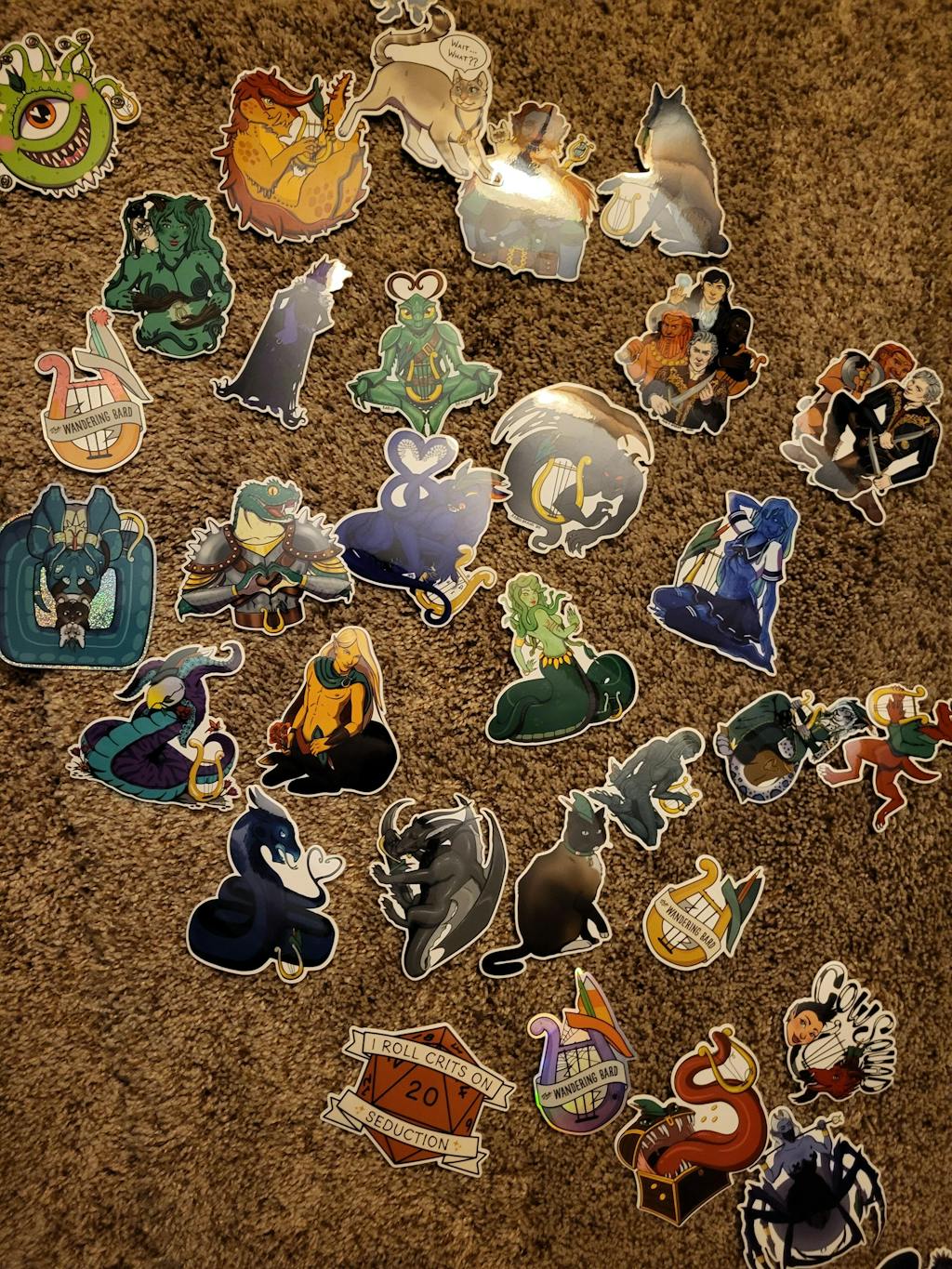 Merch - Monster Stickers – The Wandering Bard